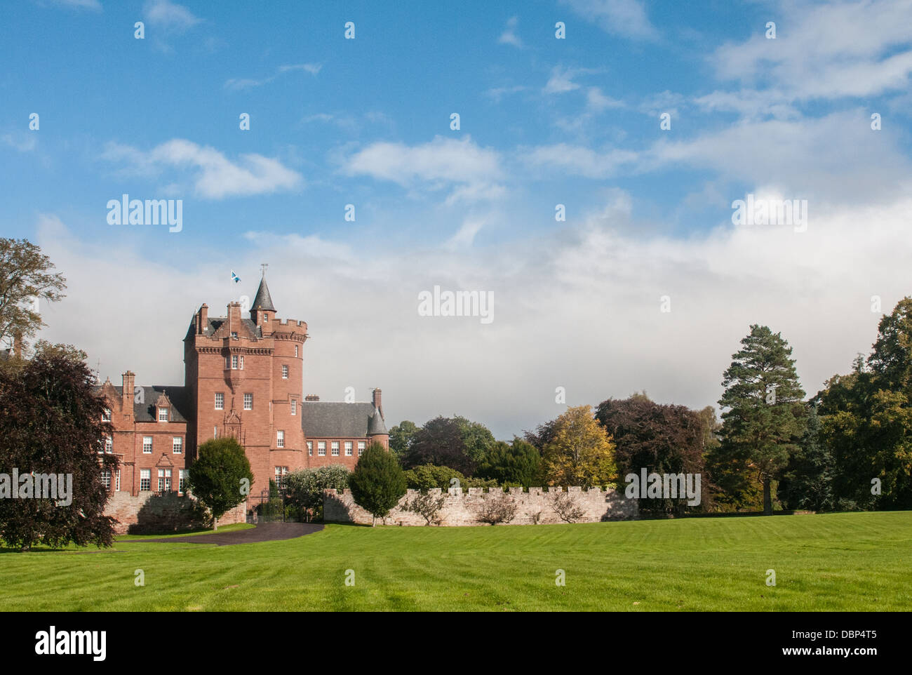 Beaufort Castle, Beauly near Inverness in Scotland; the ancestral home ...
