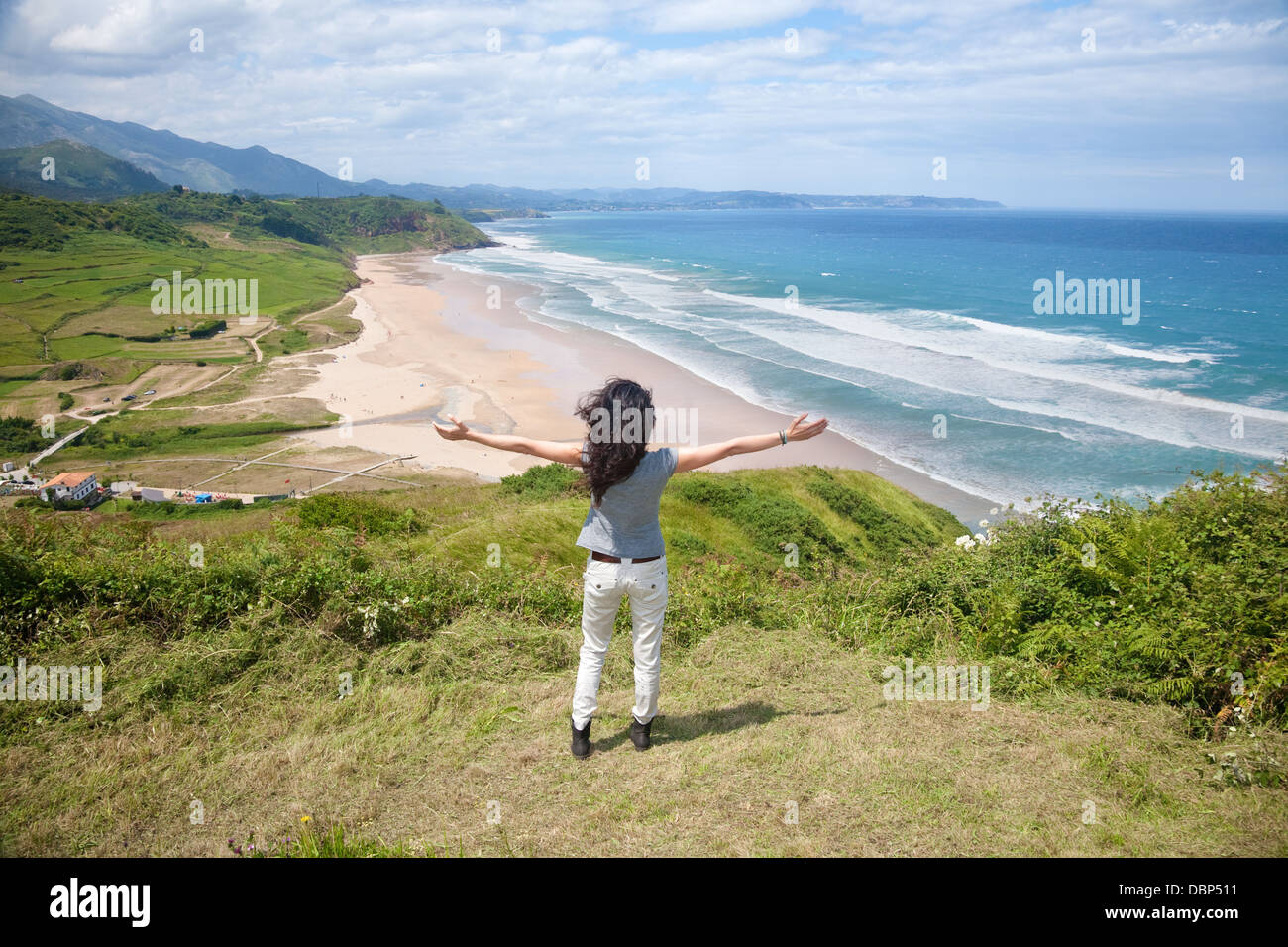 greeting La Vega beach Stock Photo - Alamy