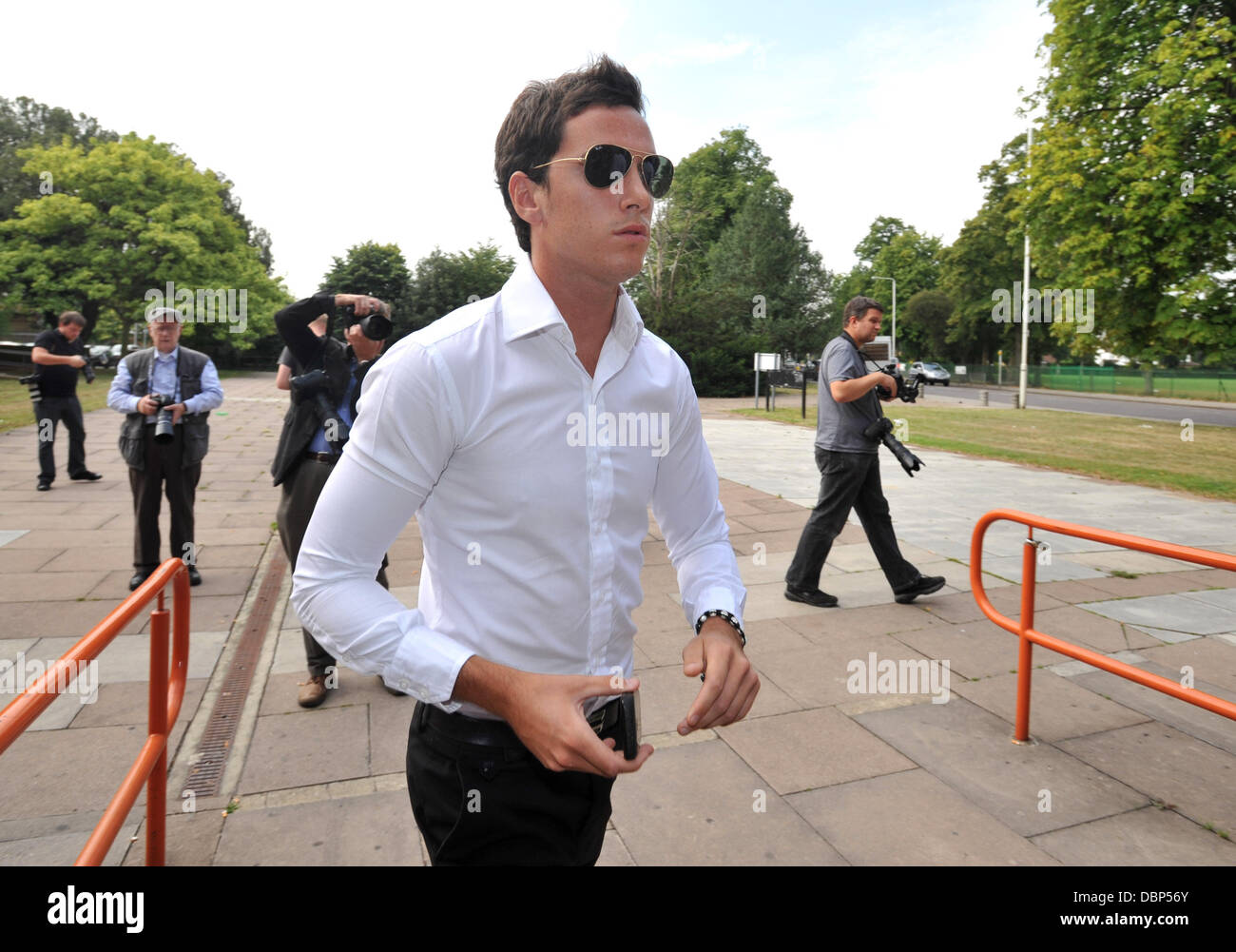 Lewis Tweed appears at Redbridge Magistrates Court charged with ...