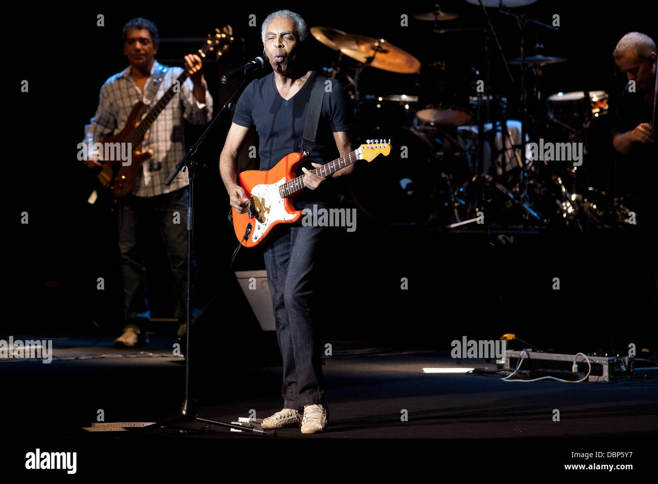 Brazilian musician, Gilberto Gil, performing live at Centro Cultural de ...
