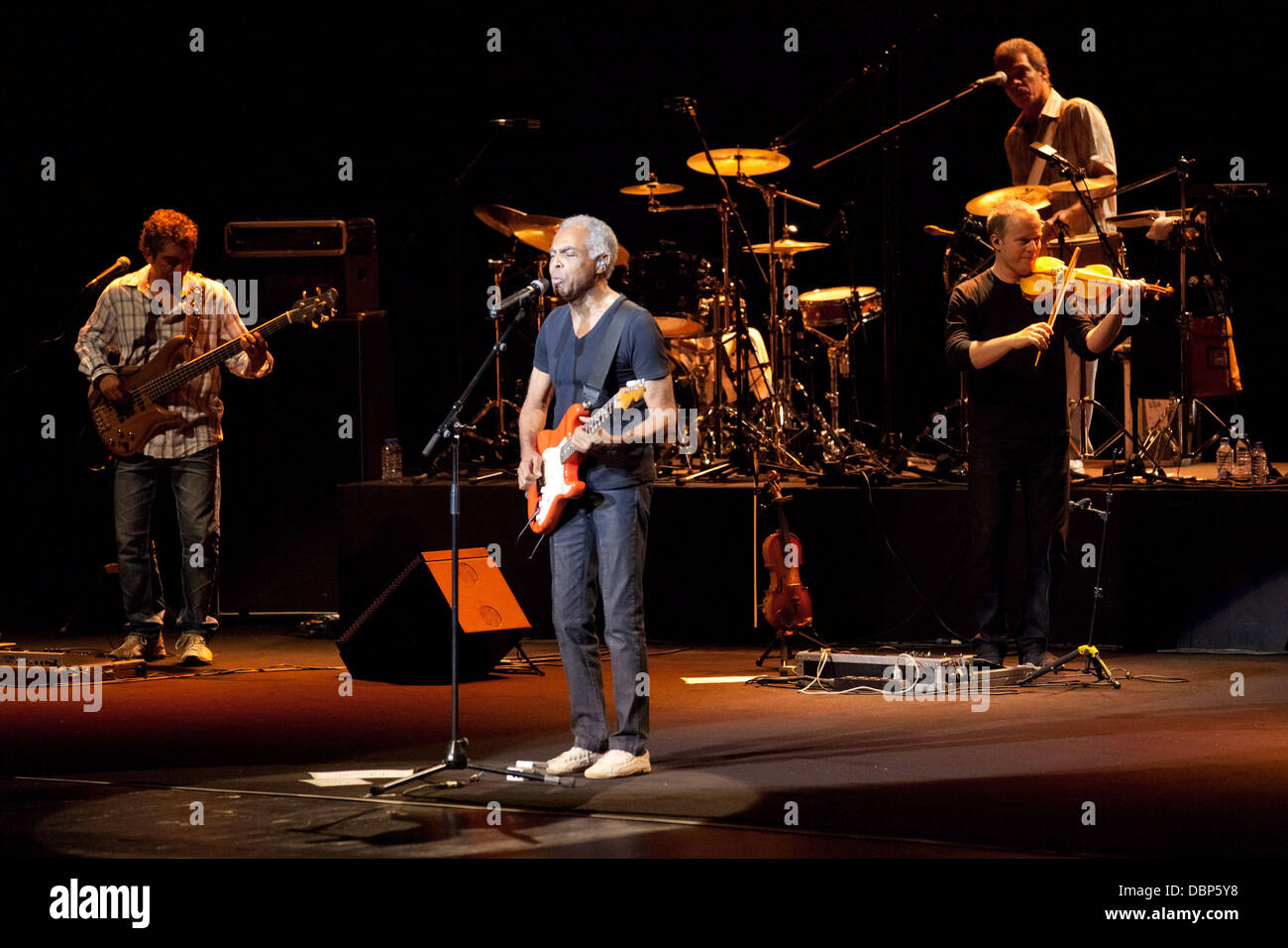 Brazilian musician, Gilberto Gil, performing live at Centro Cultural de ...