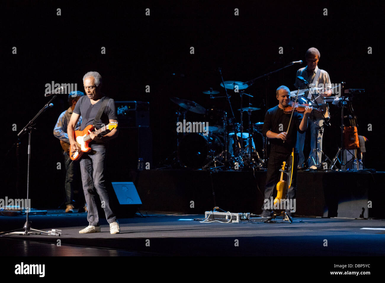 Brazilian musician, Gilberto Gil, performing live at Centro Cultural de ...