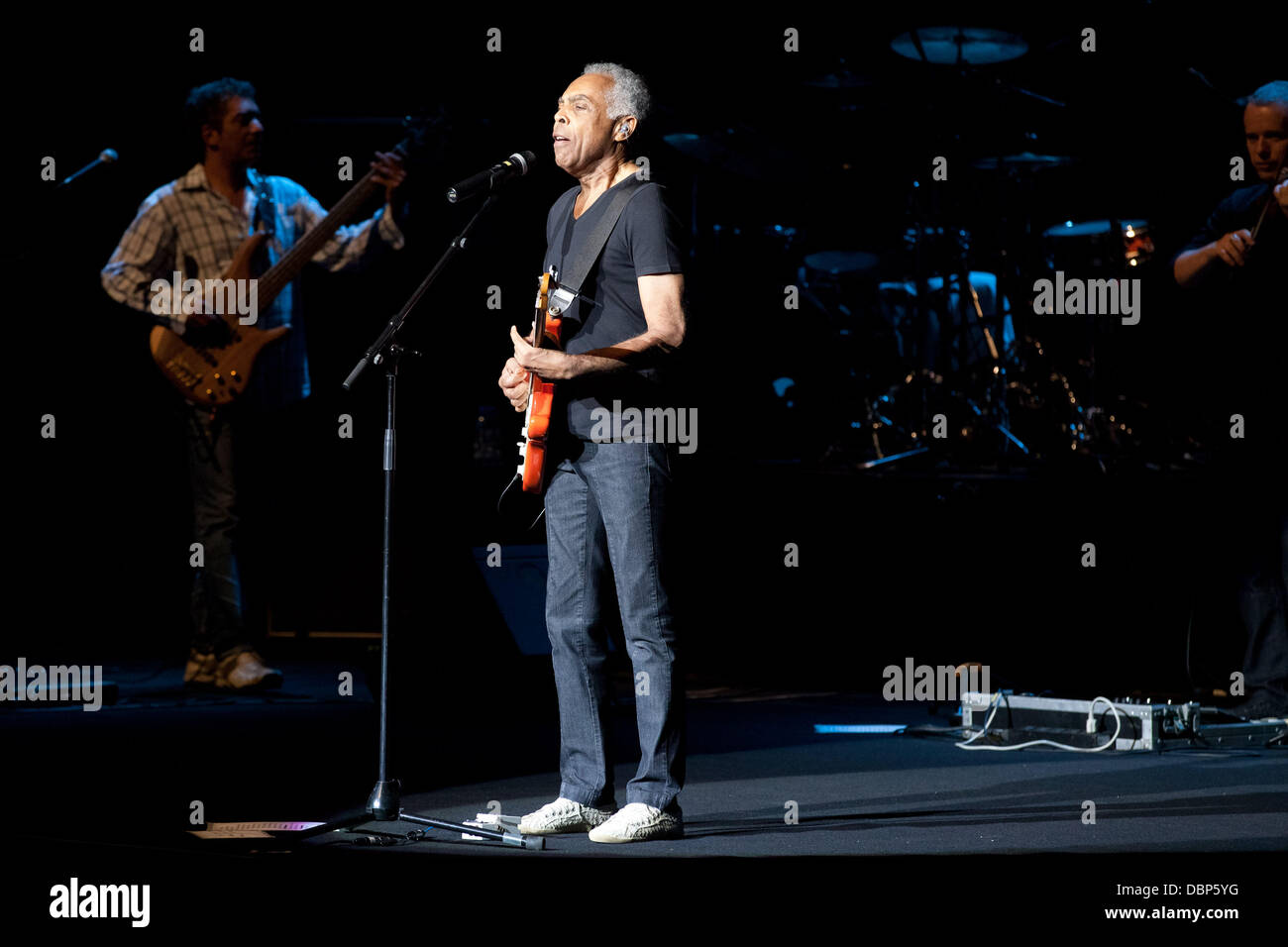 Brazilian musician, Gilberto Gil, performing live at Centro Cultural de ...