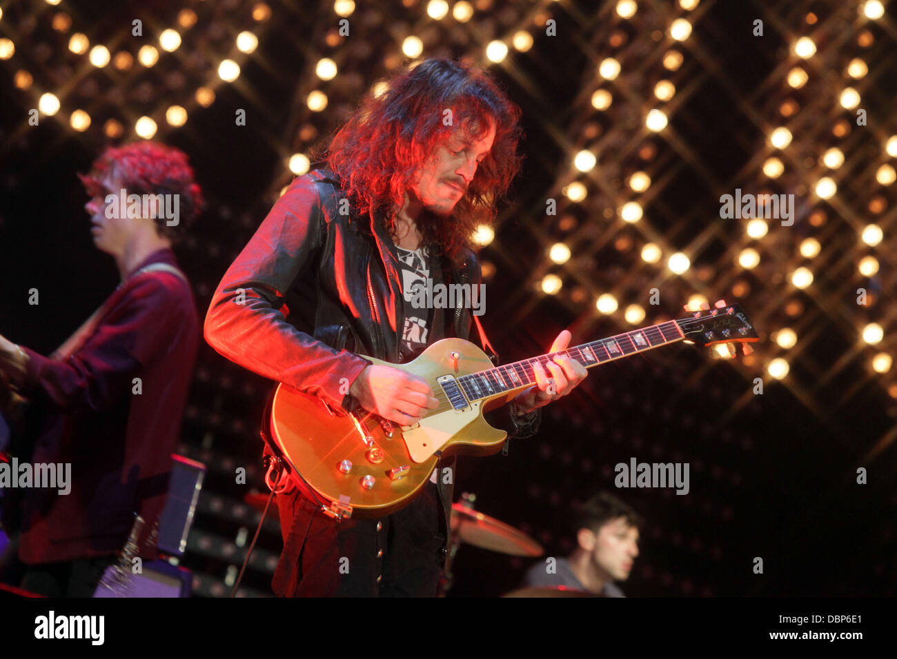 Razorlight performing live in concert at the Art Pop Festival Bydgoszcz ...
