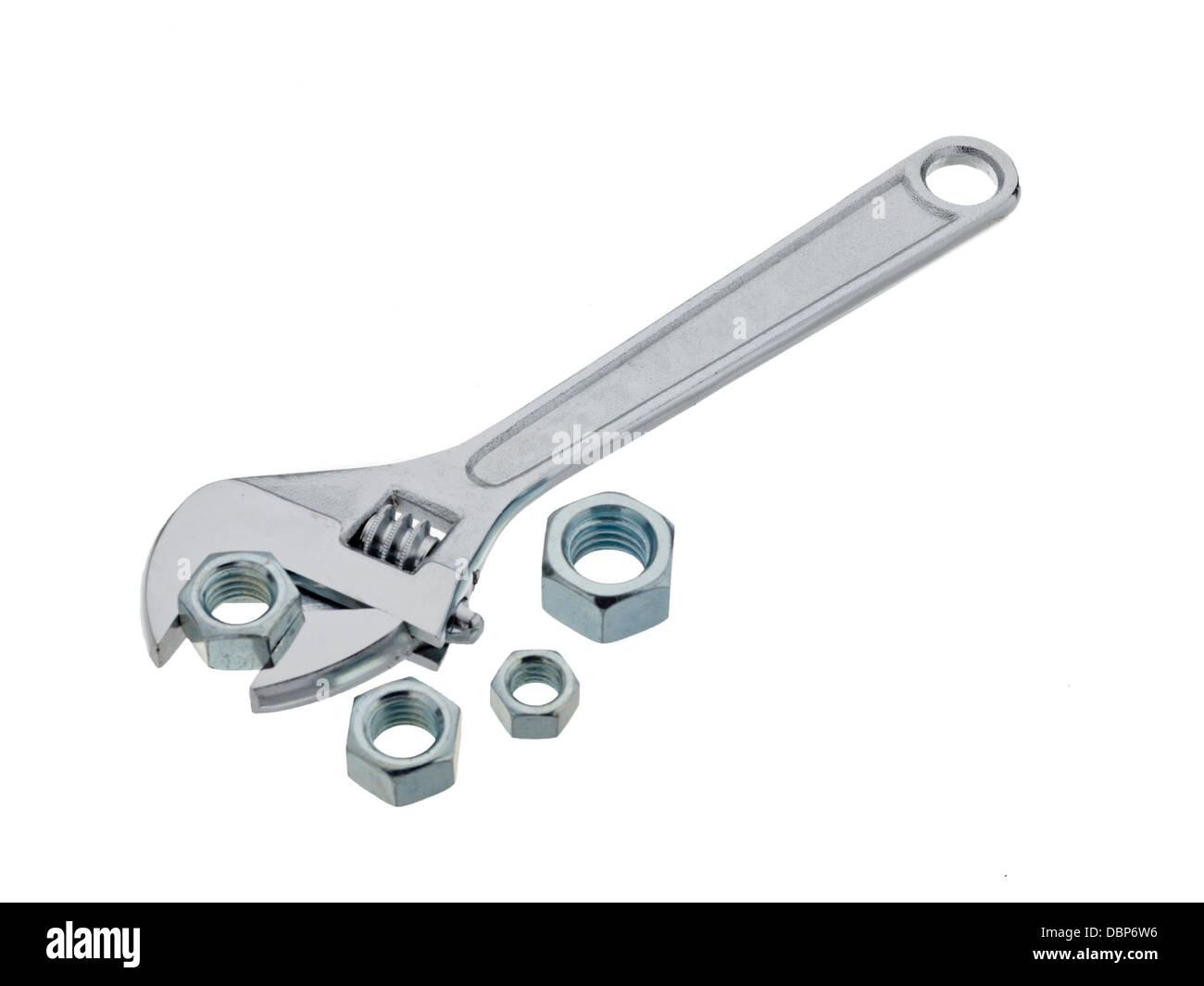 wrench gripping nut Stock Photo - Alamy