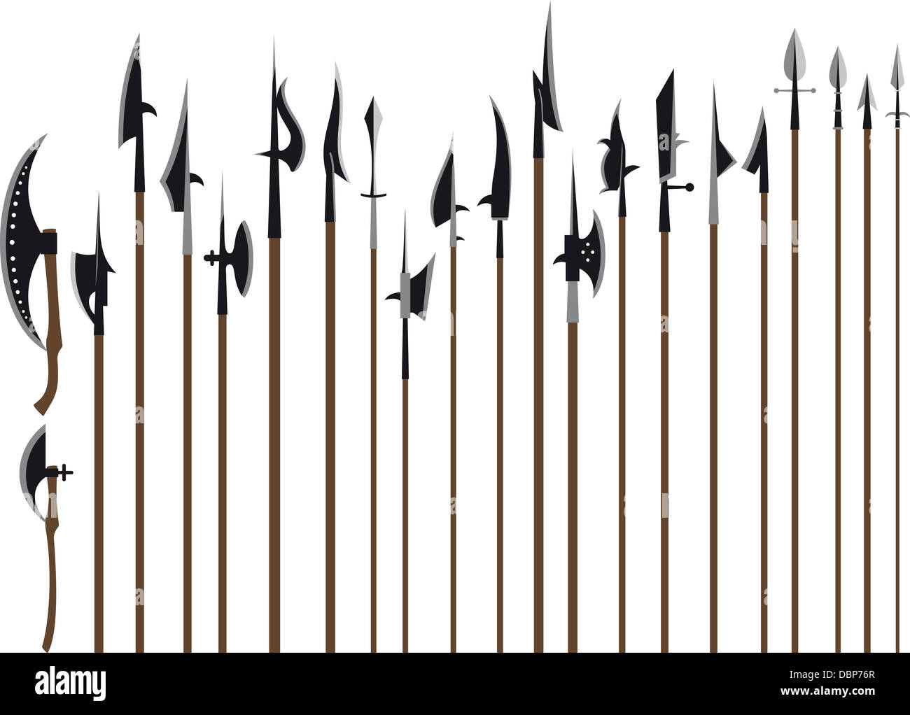 Big weapon set. Part two Stock Photo - Alamy