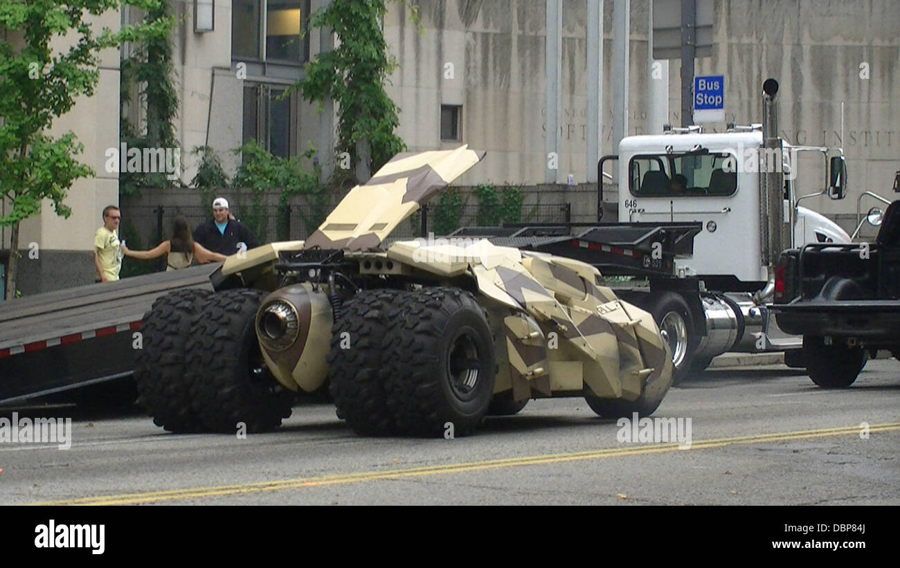 Rocket Launcher Tumbler The new Batman film 'Dark Knight Rises' filming ...