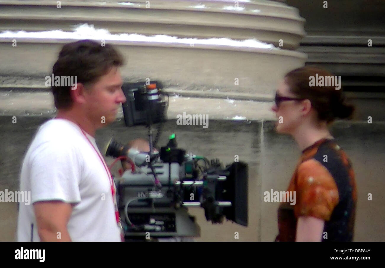 Anne Hathaway on the set of the new Batman film 'Dark Knight Rises ...