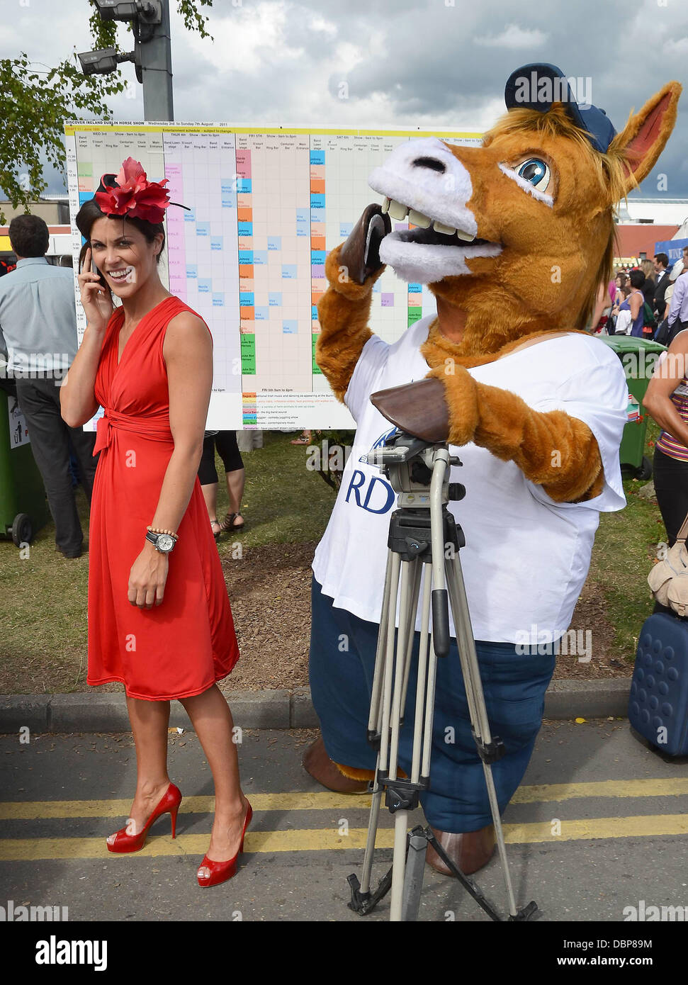Glenda Gilson & Connor The Copail Dublin Horse Show 2011 - Ladies Day ...