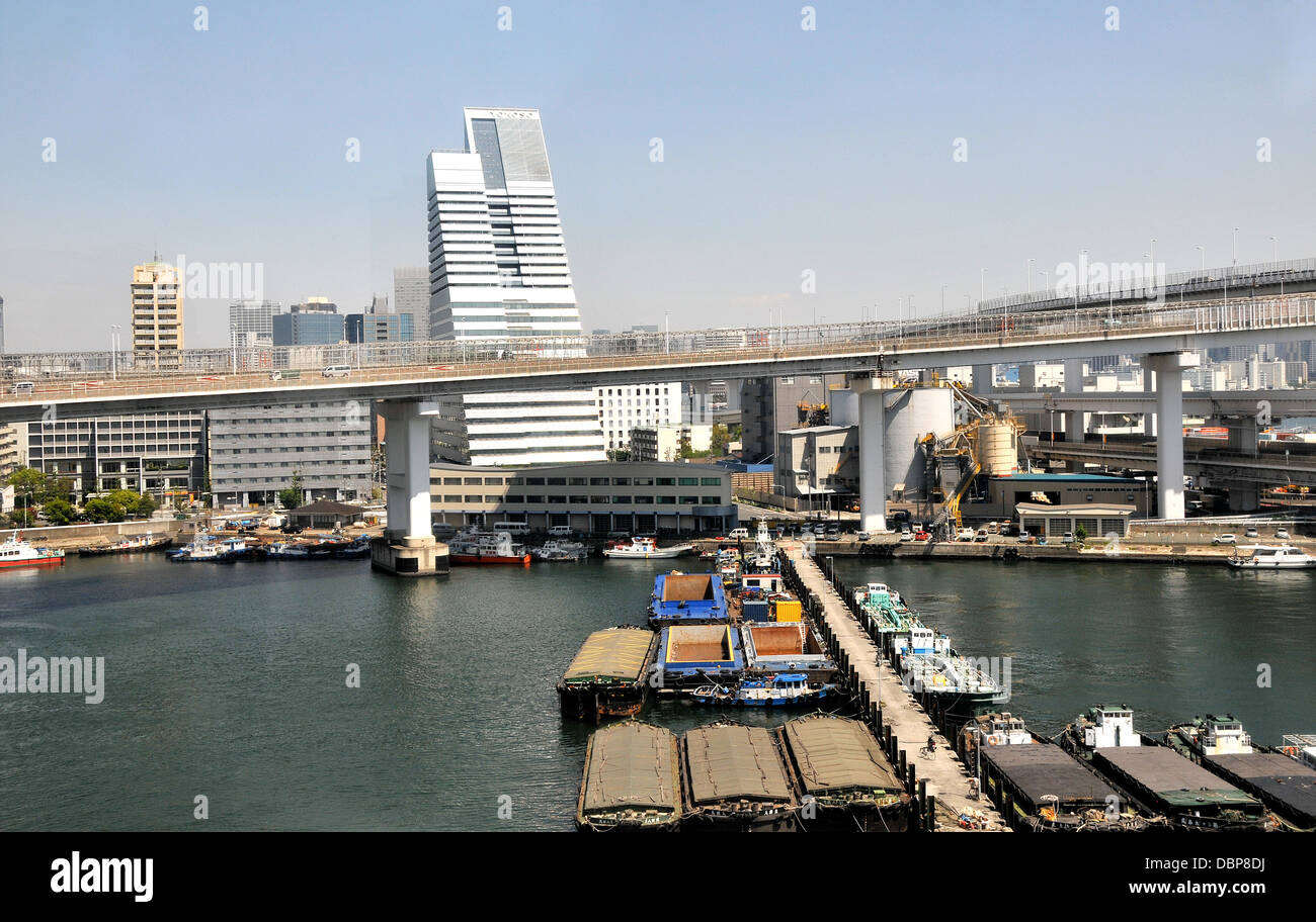 Tokyo port communication bridge hi-res stock photography and images - Alamy