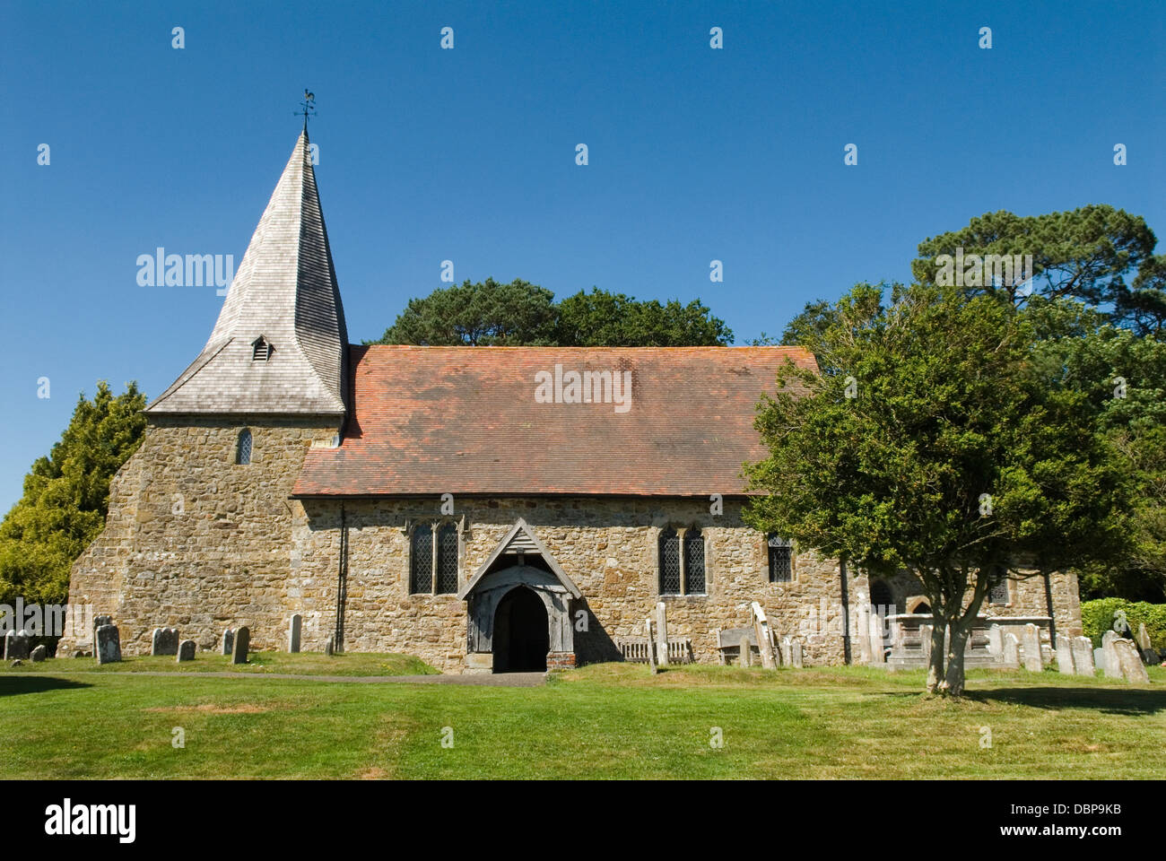 All Saints Church, Mountfield Kent UK Stock Photo - Alamy