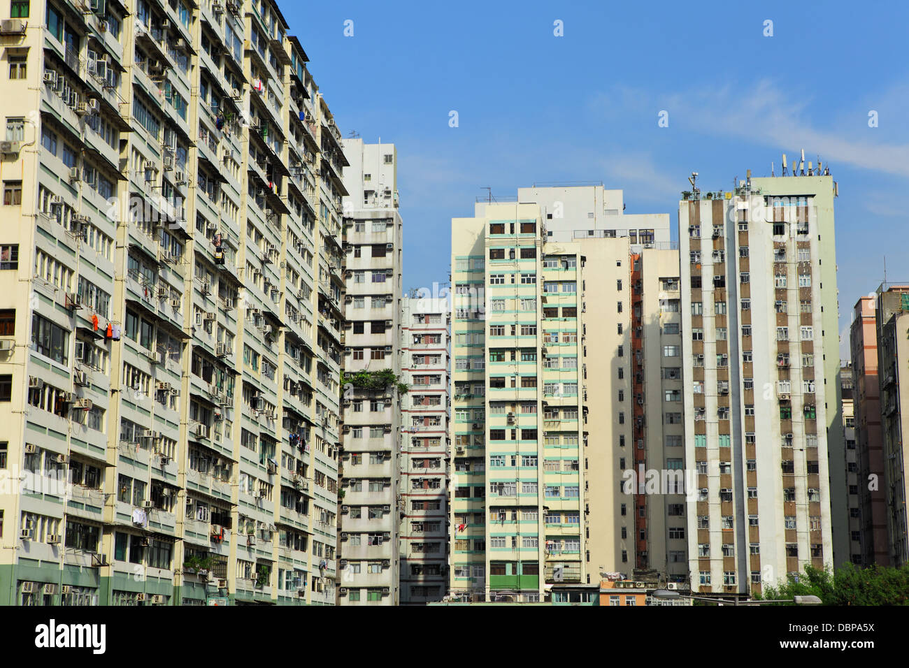 Hong Kong old building Stock Photo - Alamy
