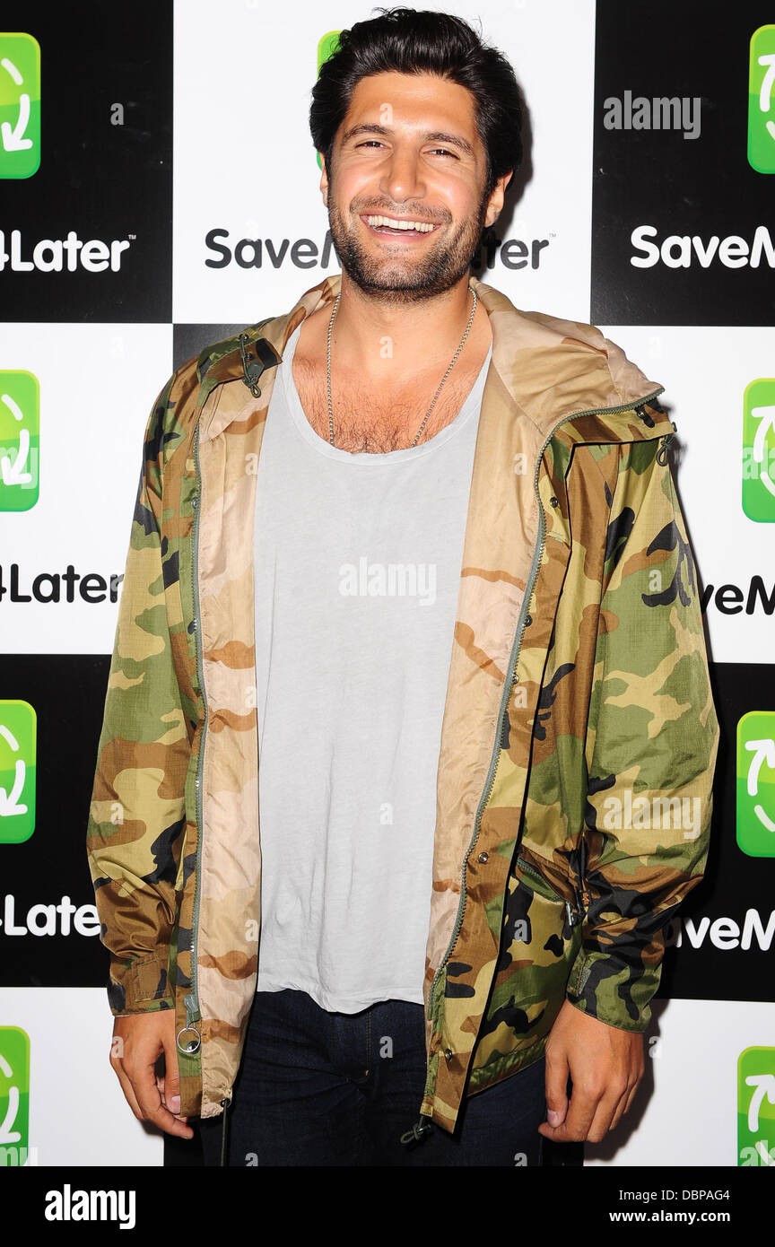 Kayvan Novak The Save Me 4 Later launch party - Inside London, England ...