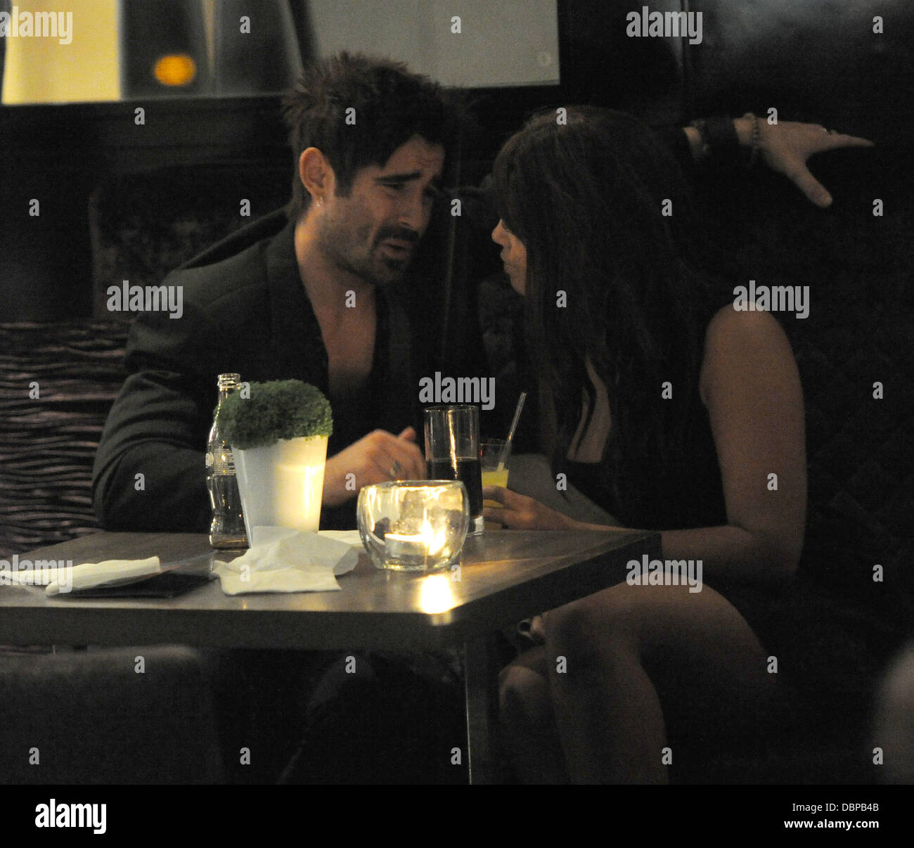 Colin Farrell lookalike James Martin is seen having drinks and getting ...