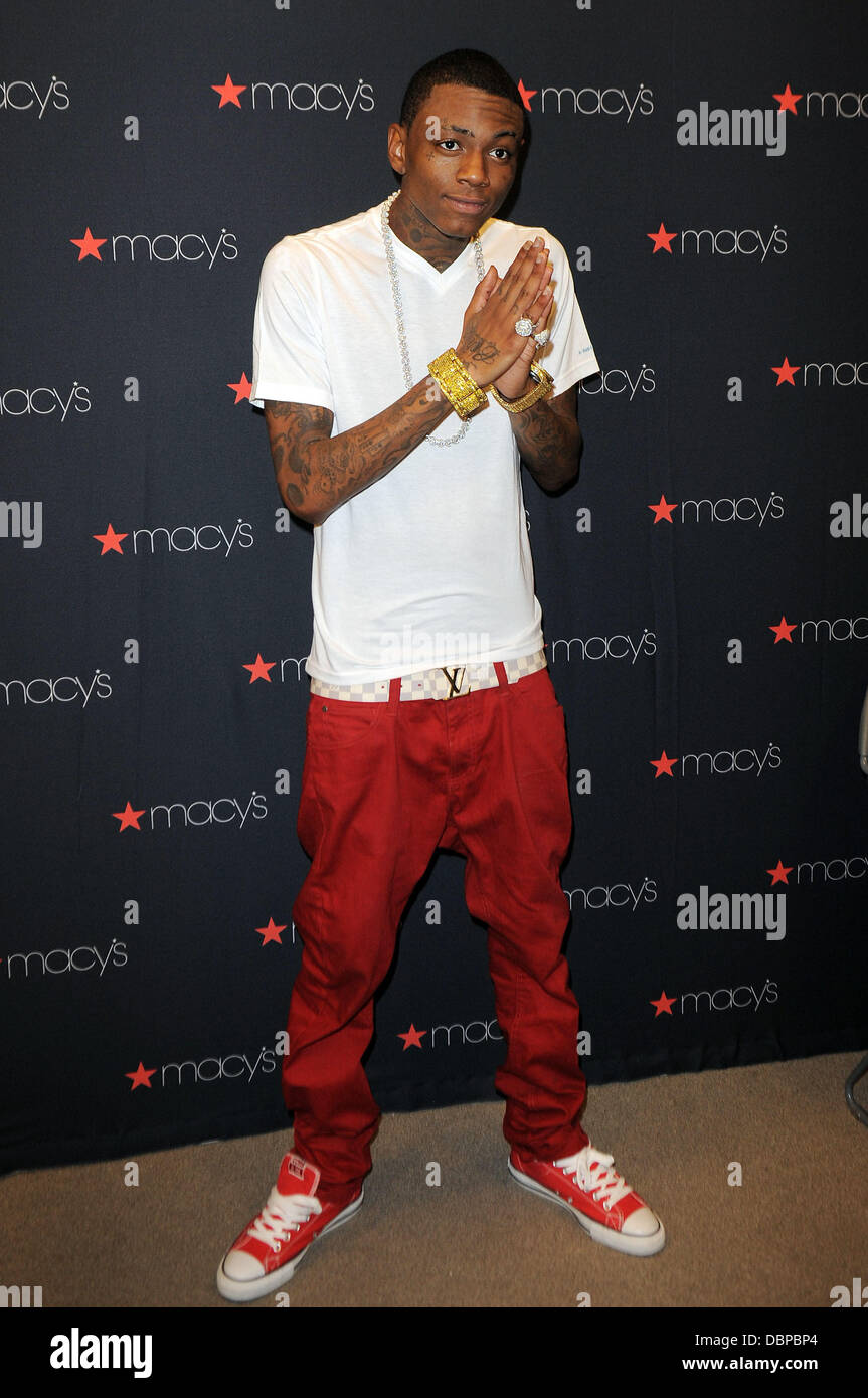 Soulja Boy performs during the Kick-off of the Macy's 'mstyle lab ...