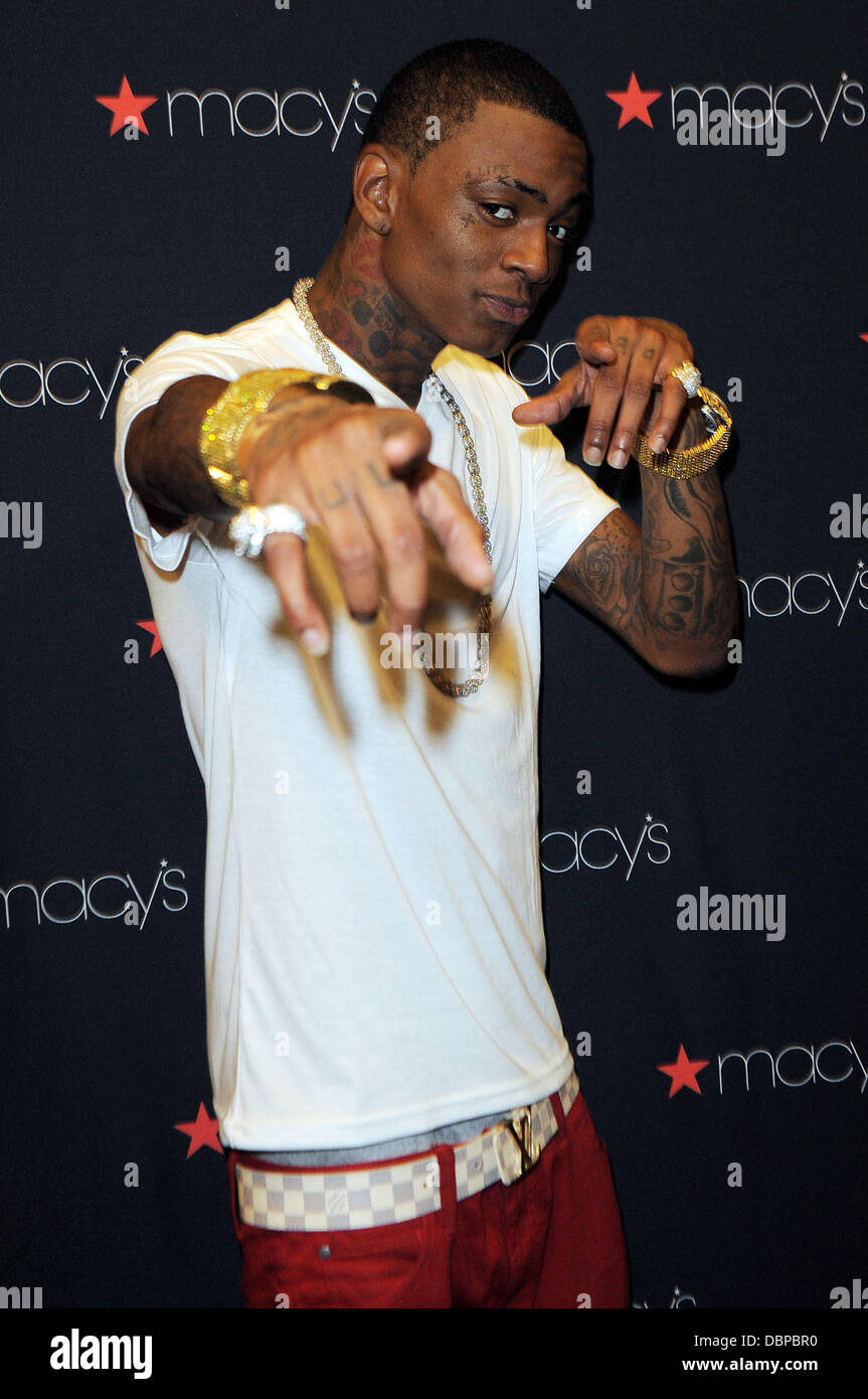Soulja Boy performs during the Kick-off of the Macy's 'mstyle lab ...