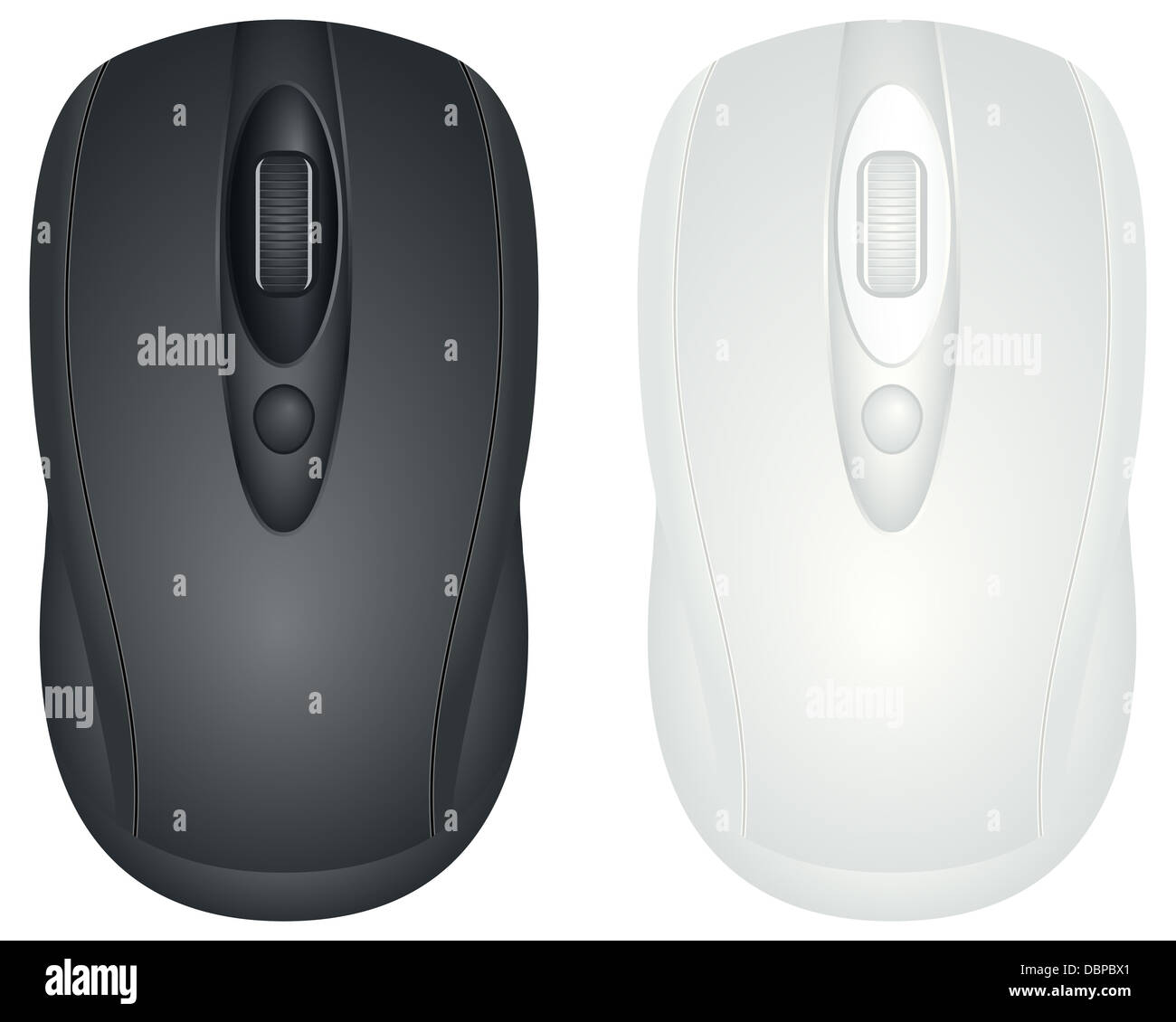 Computer mouse isolated on a white background Stock Photo - Alamy