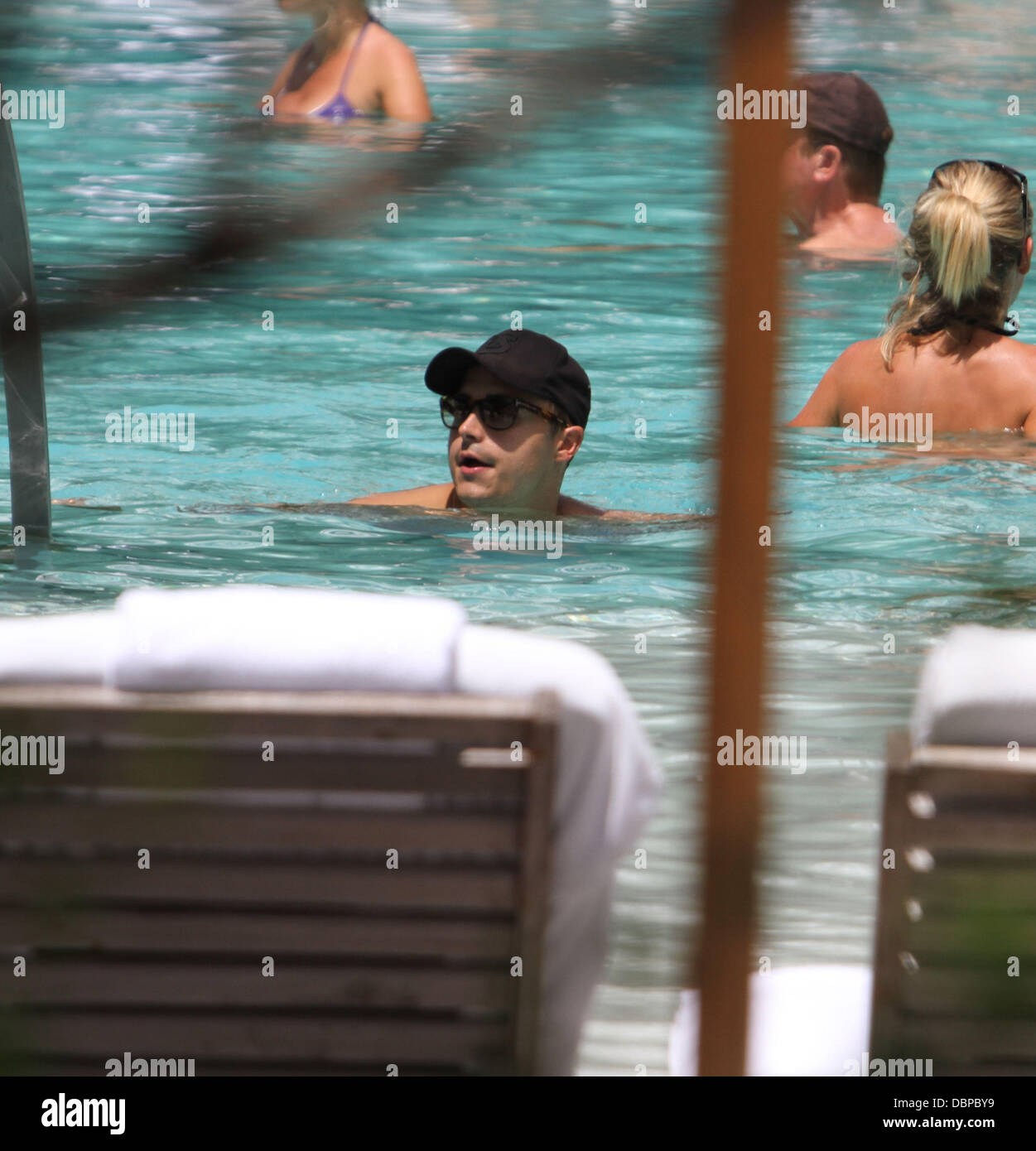The Fray guitarist, Joe King, takes a stroll on the South Beach before ...