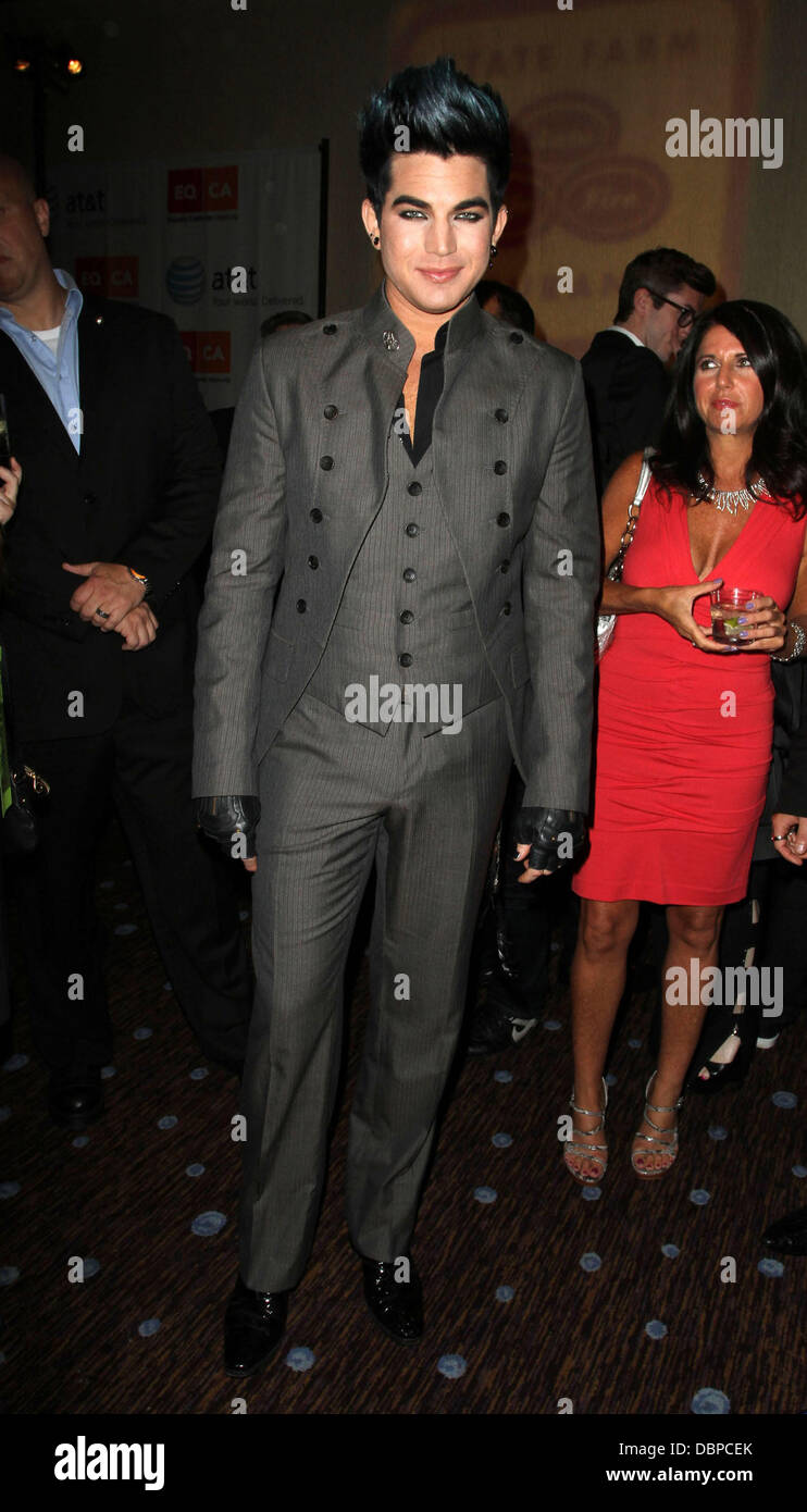 Adam Lambert 2011 Los Angeles Equality Awards held at The Beverly ...