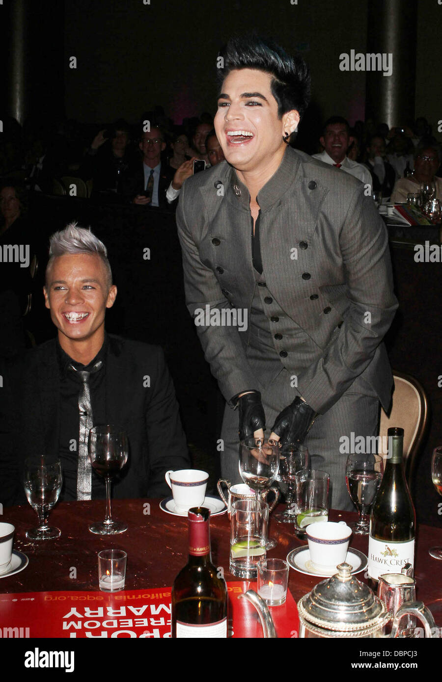 Adam Lambert 2011 Los Angeles Equality Awards held at The Beverly ...