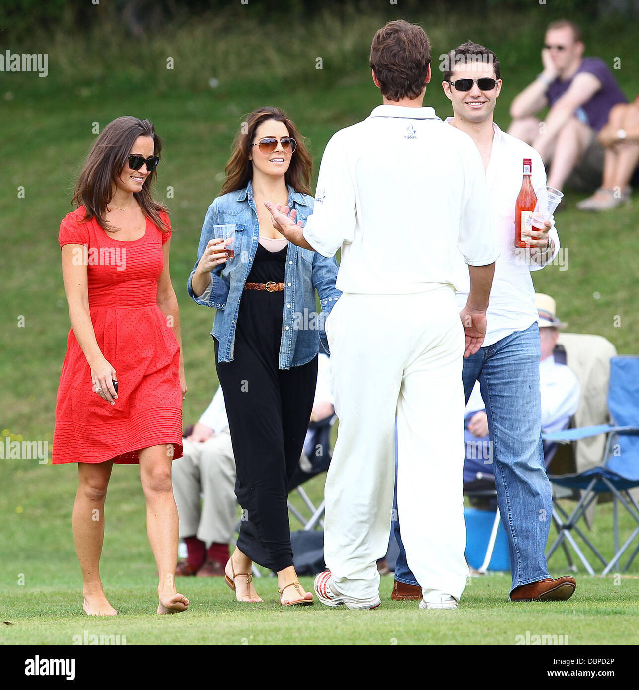 Pippa Middleton and her boyfriend Alex Loudon at the Cricketer Cup ...