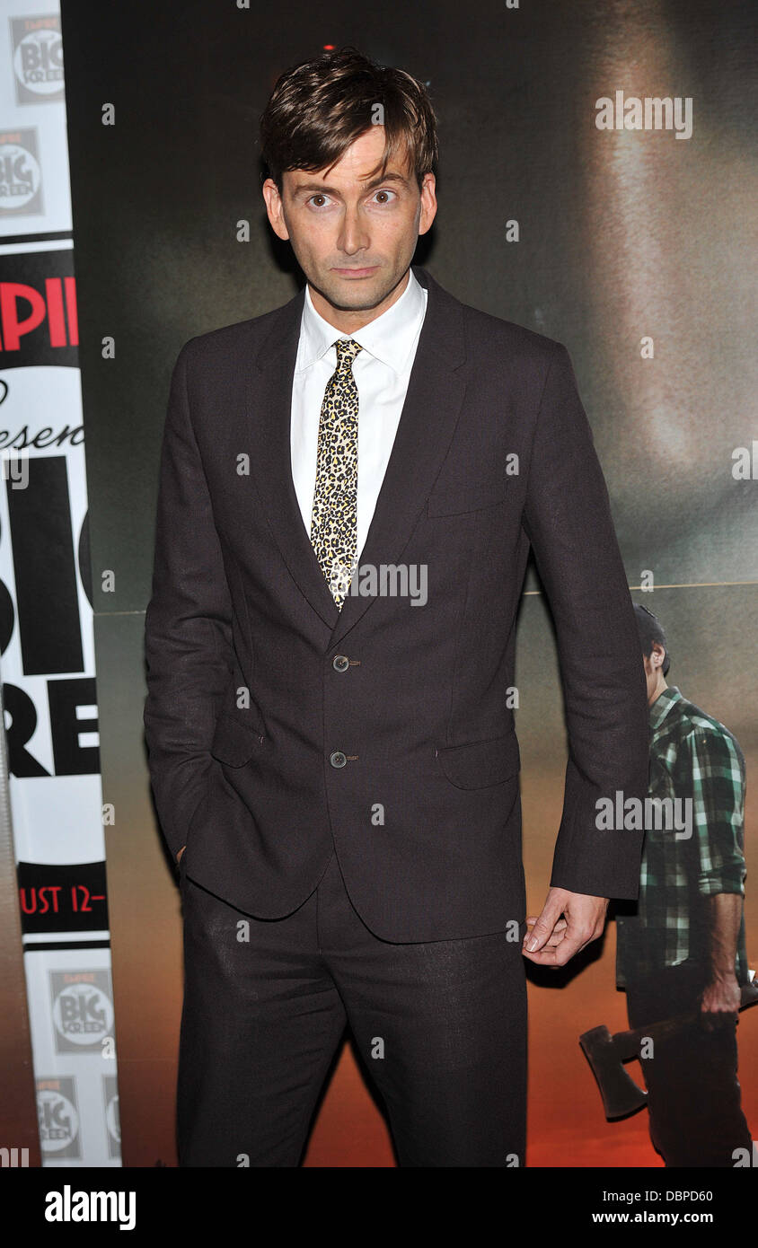 David Tennant Fright Night UK premiere held at the O2 Arena - Arrivals ...