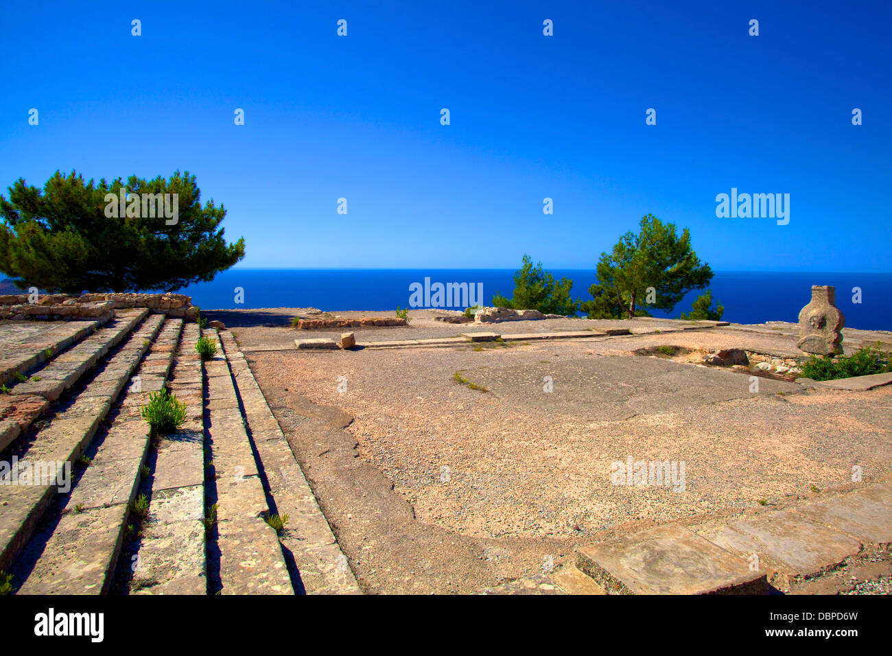 Ruins of Ancient Palace, Vouni, North Cyprus, Cyprus, Mediterranean ...