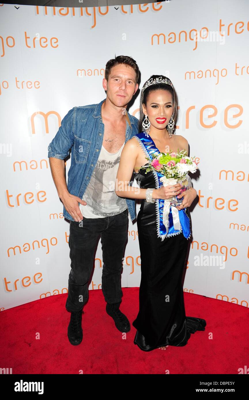 Contestant attending the Ladyboy Prince and Princess Mango Tree Contest ...