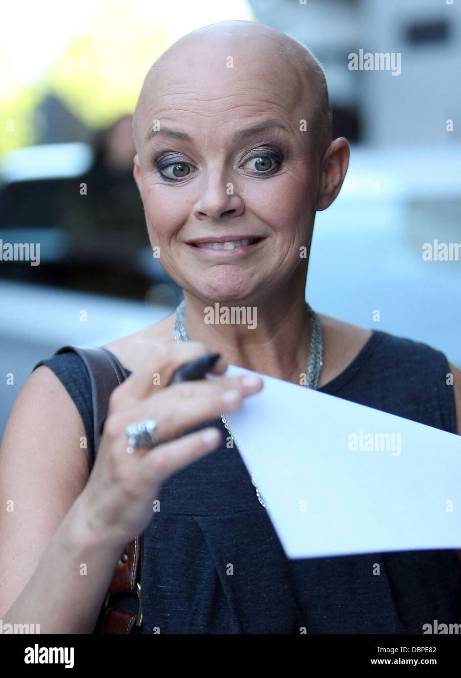Gail Porter at the ITV studios London, England - 15.08.11 Stock Photo ...