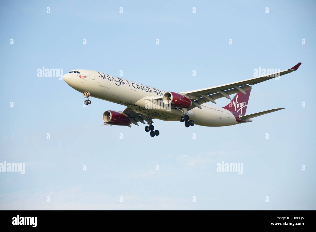 Virgin Atlantic Airbus A330 Landing High Resolution Stock Photography ...