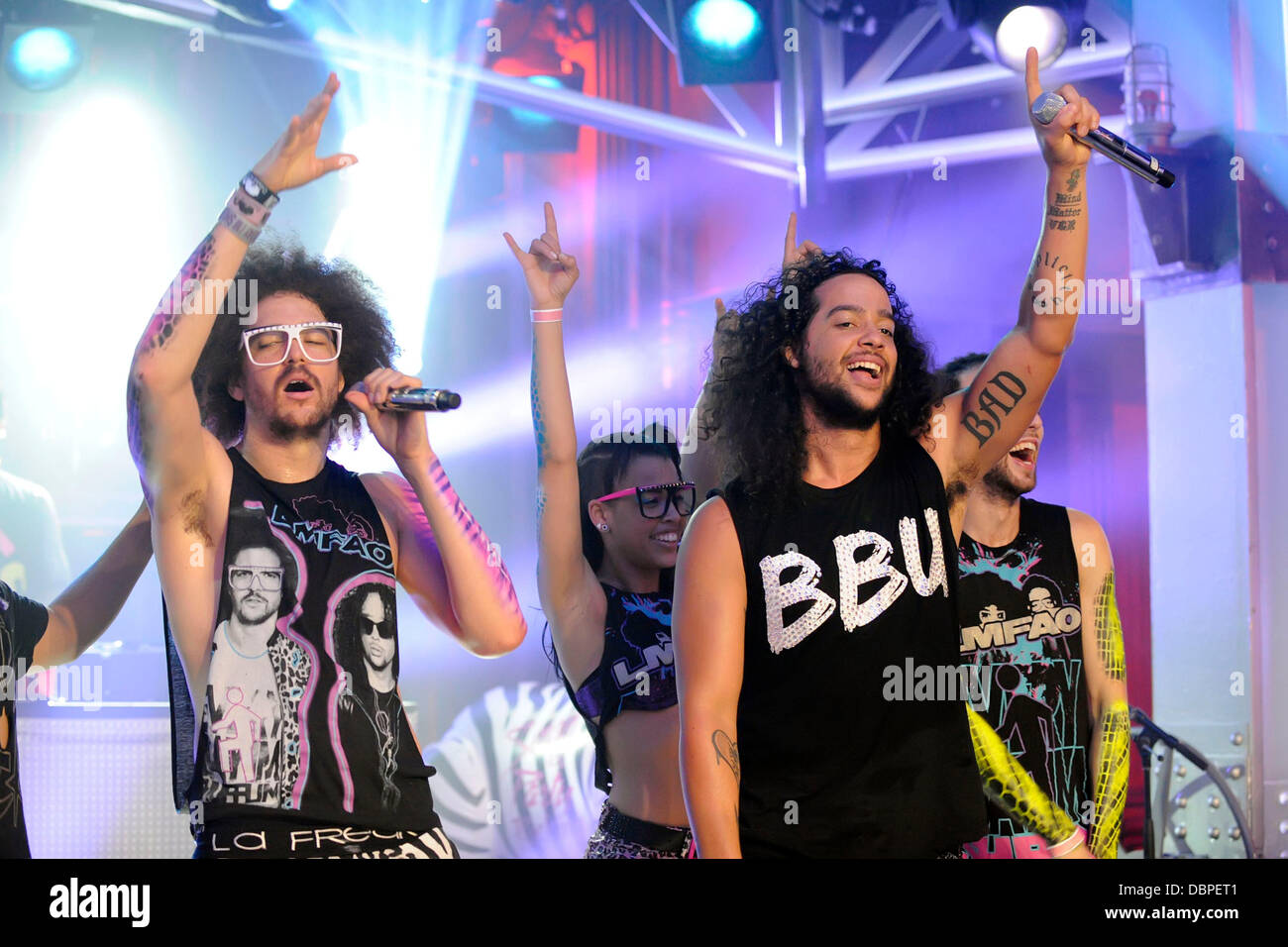 Skyblu and redfoo of lmfao hi-res stock photography and images - Alamy