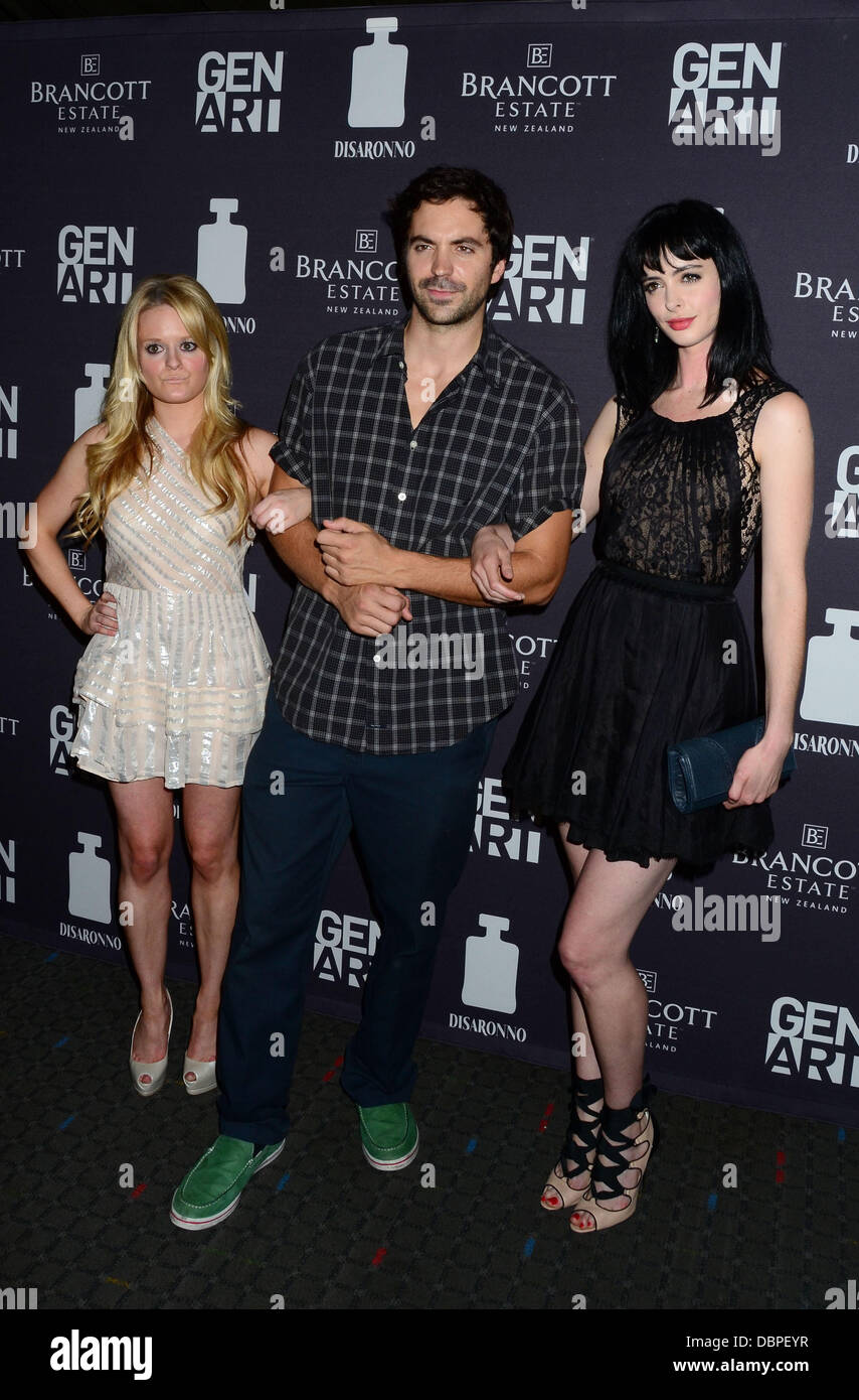 Fallon Goodson, Rhys Coiro and Krysten Ritter attending a screening of ...