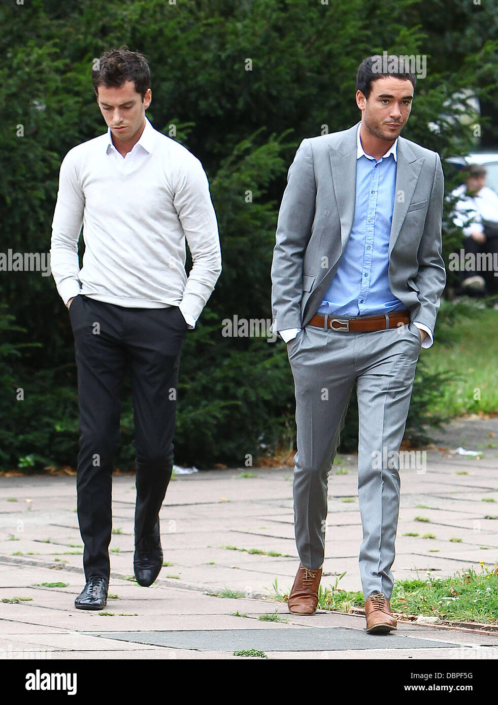 Jack Tweed and Lewis Tweed arriving at Redbridge Magistrates Court to ...