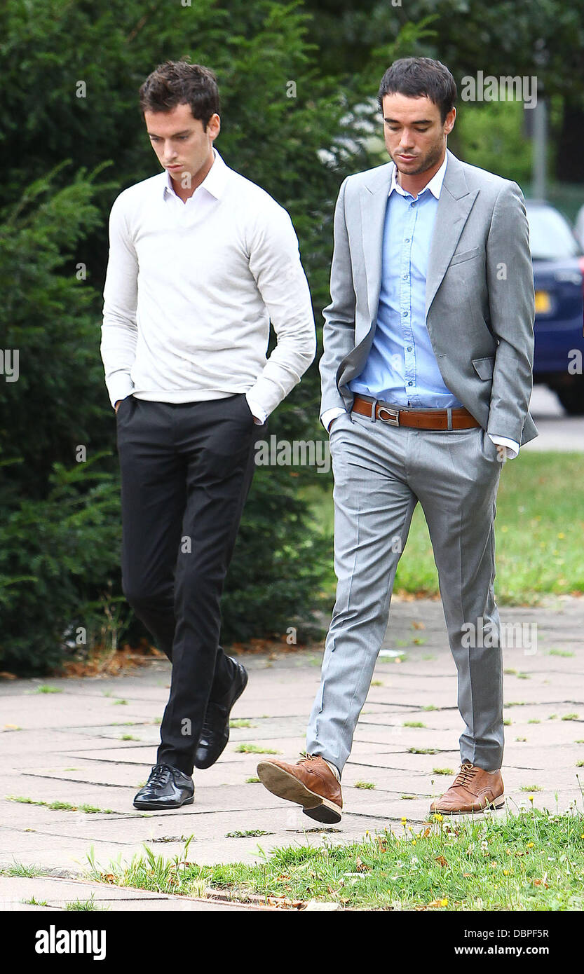 Jack Tweed and Lewis Tweed arriving at Redbridge Magistrates Court to ...