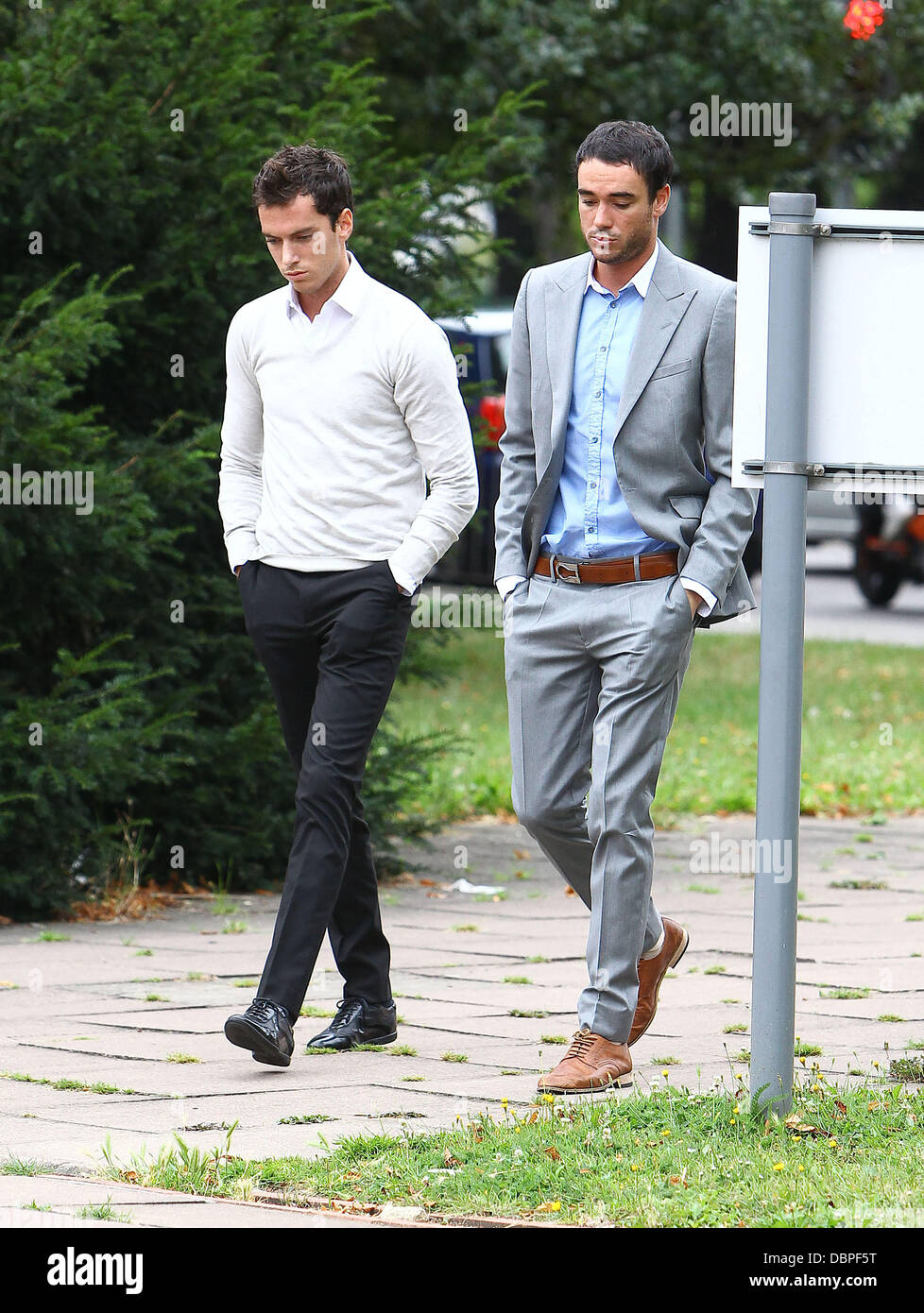 Jack Tweed and Lewis Tweed arriving at Redbridge Magistrates Court to ...