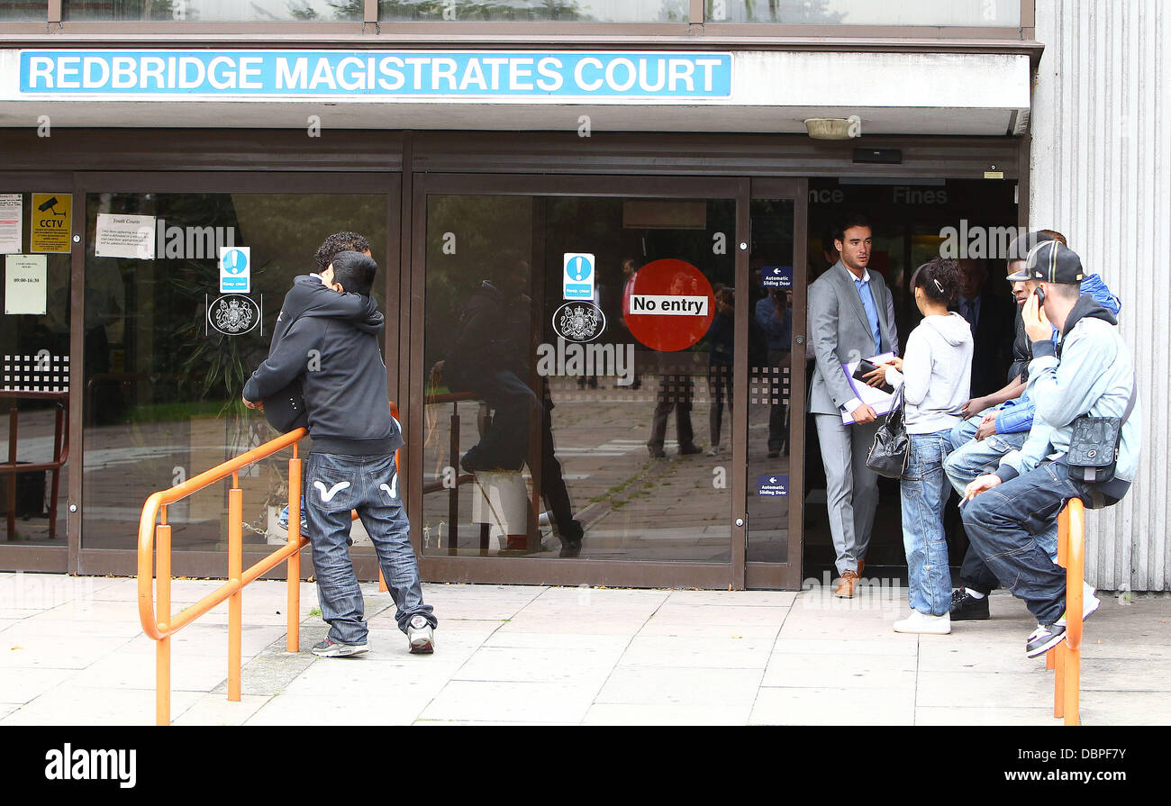 Jack Tweed and Lewis Tweed leaving Redbridge Magistrates Court after ...