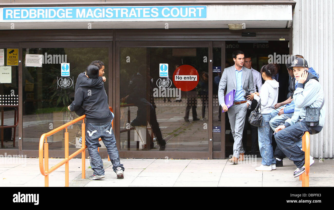 Jack Tweed and Lewis Tweed leaving Redbridge Magistrates Court after ...