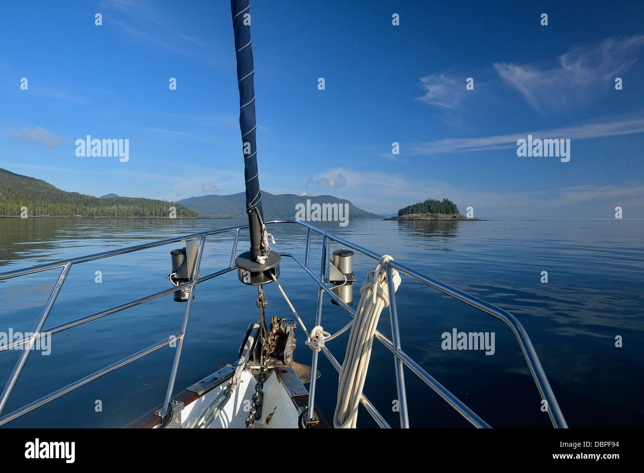 Cruising Hecate Strait South Moresby Island Haida Gwaii Queen Charlotte ...