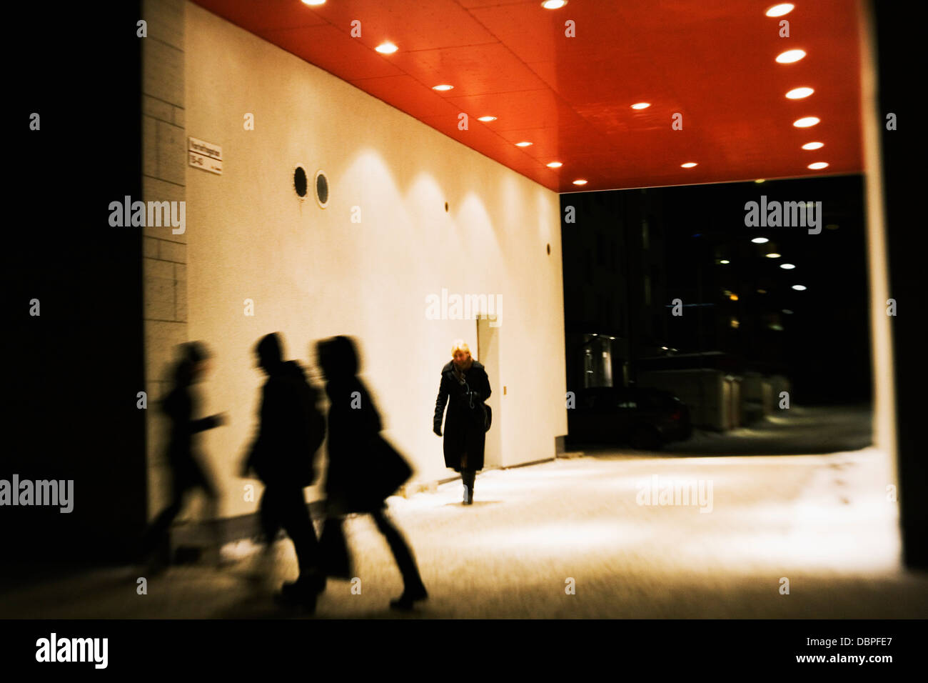 People in underground Stock Photo - Alamy