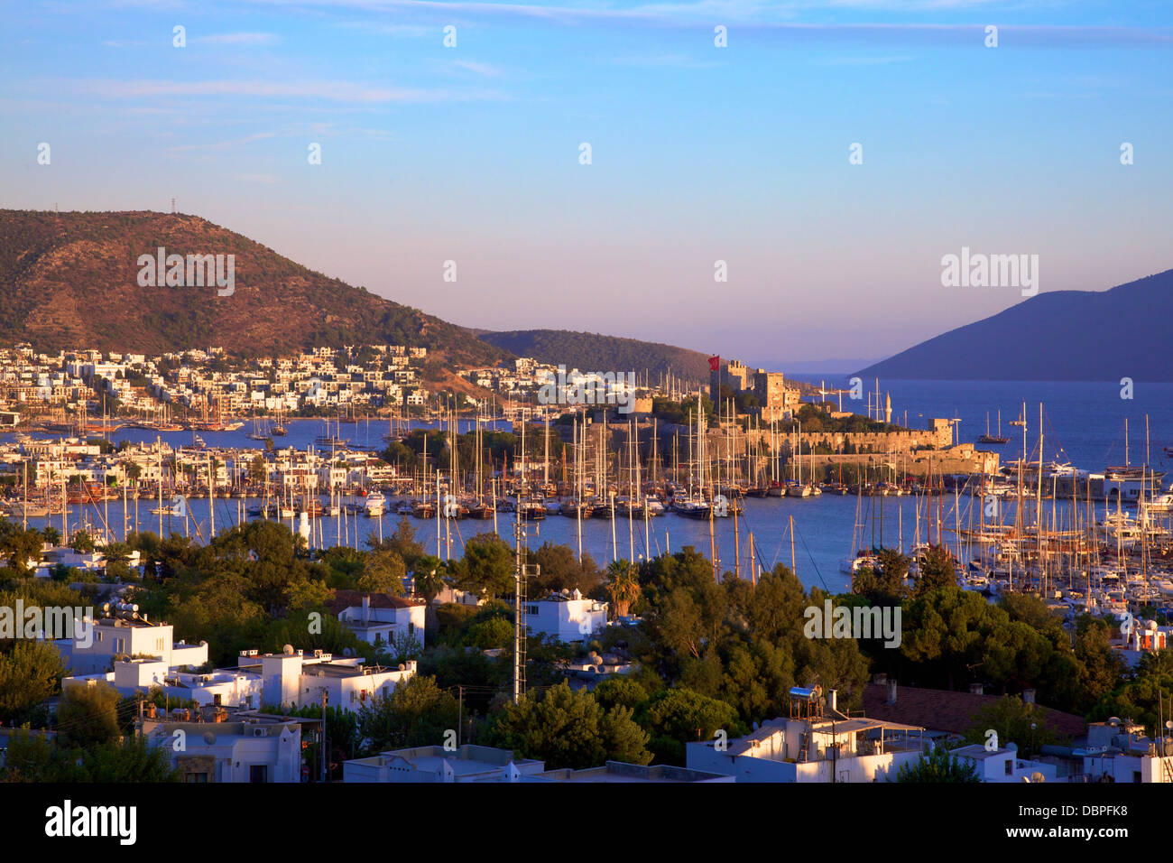 Bodrum Harbour and The Castle of St. Peter, Bodrum, Bodrum Peninsula ...