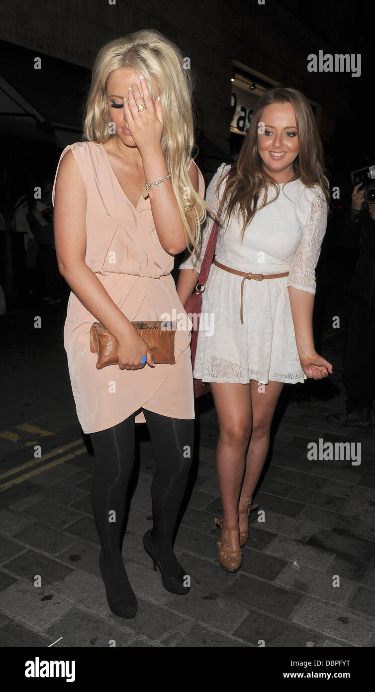 Emily Atack and Martha Atack at the afterparty for 'The Inbetweeners ...