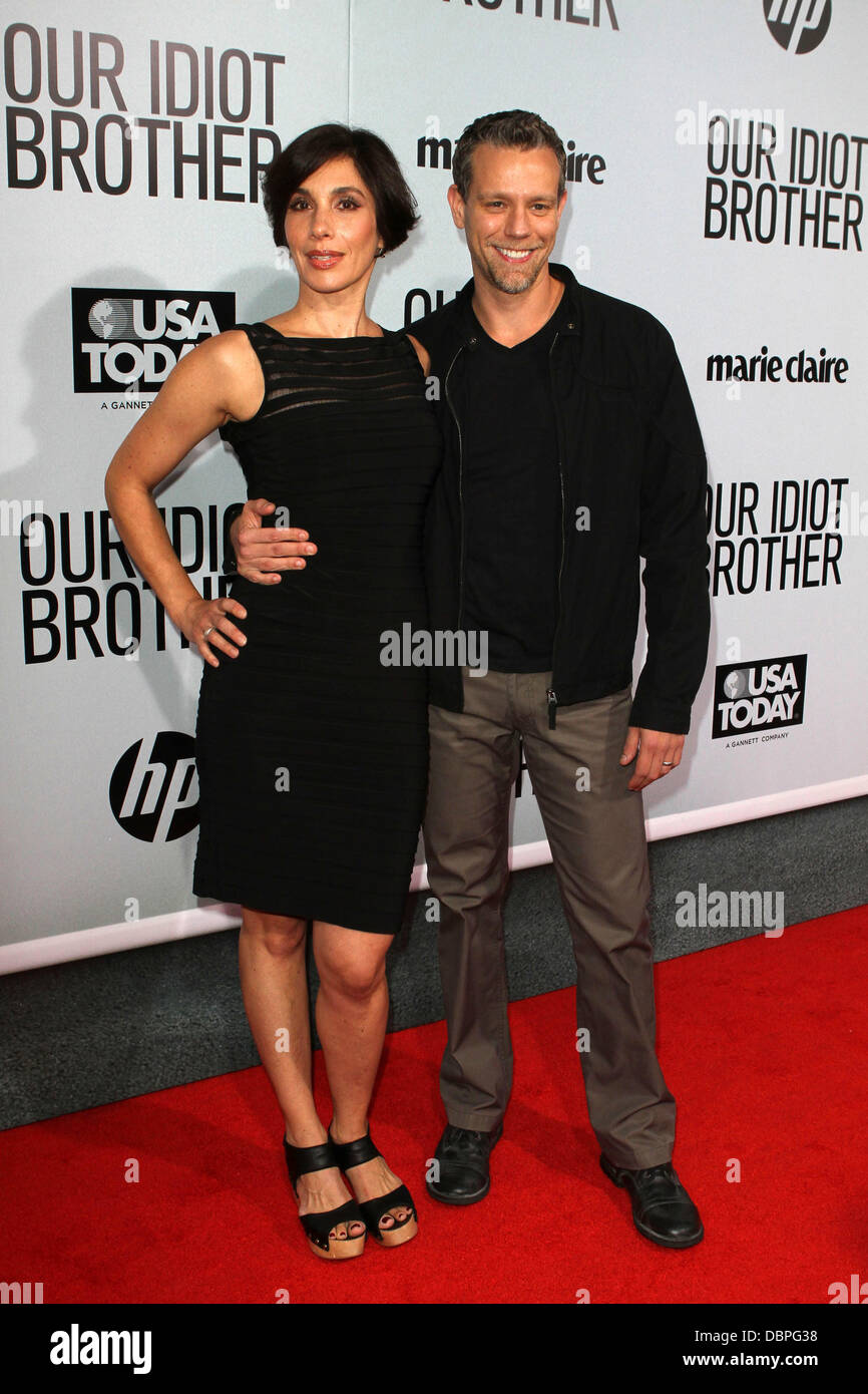 Adam Pascal (L) and Guest "Our Idiot Brother" - Los Angeles Premiere ...