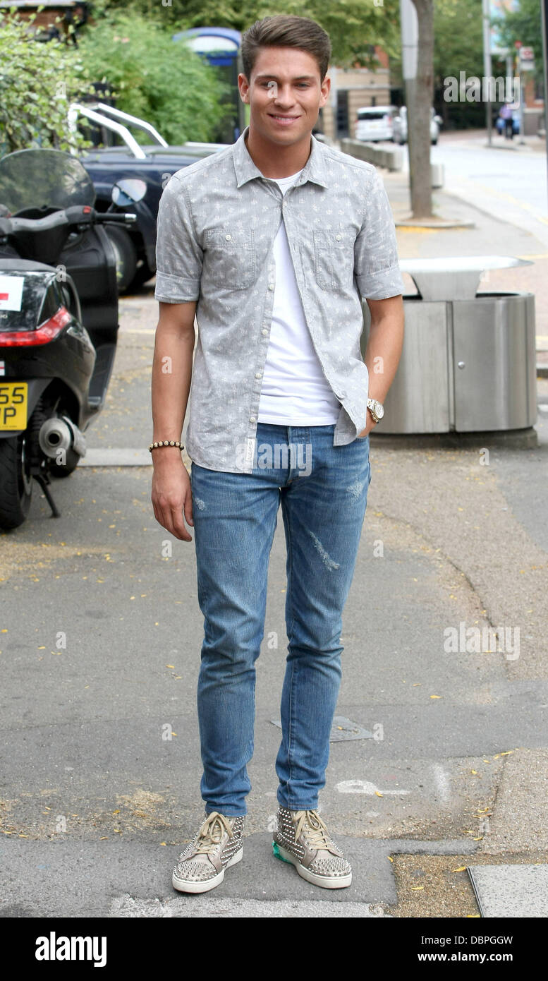 Joey Essex at the ITV studios London, England - 17.08.11 Stock Photo ...