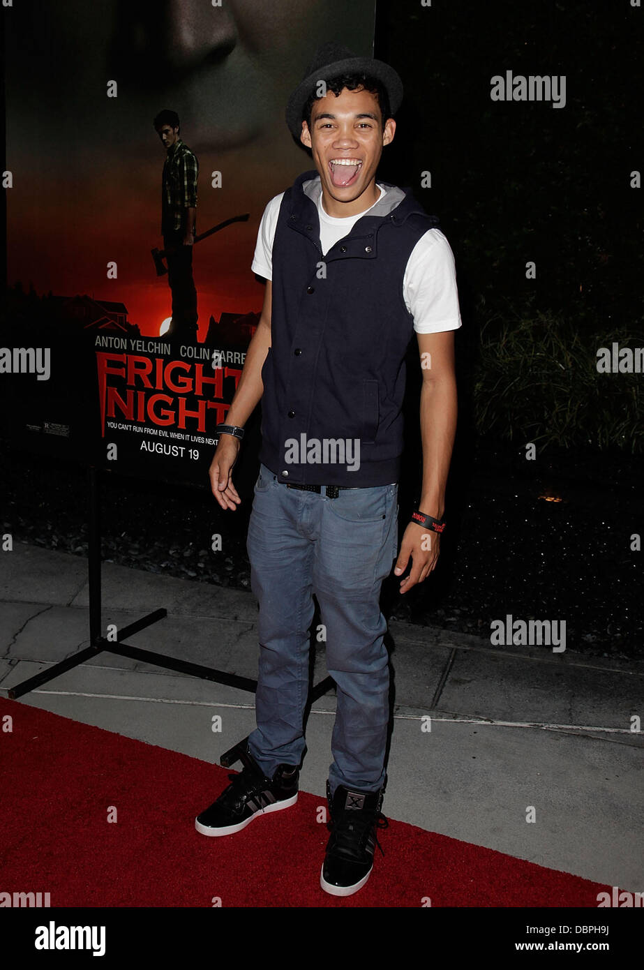 Roshon Fegan 'Fright Night' Los Angeles Screening - Red Carpet at ...