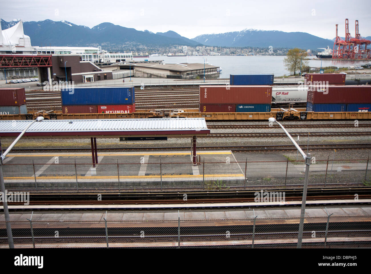 Vancouver port train hi-res stock photography and images - Alamy
