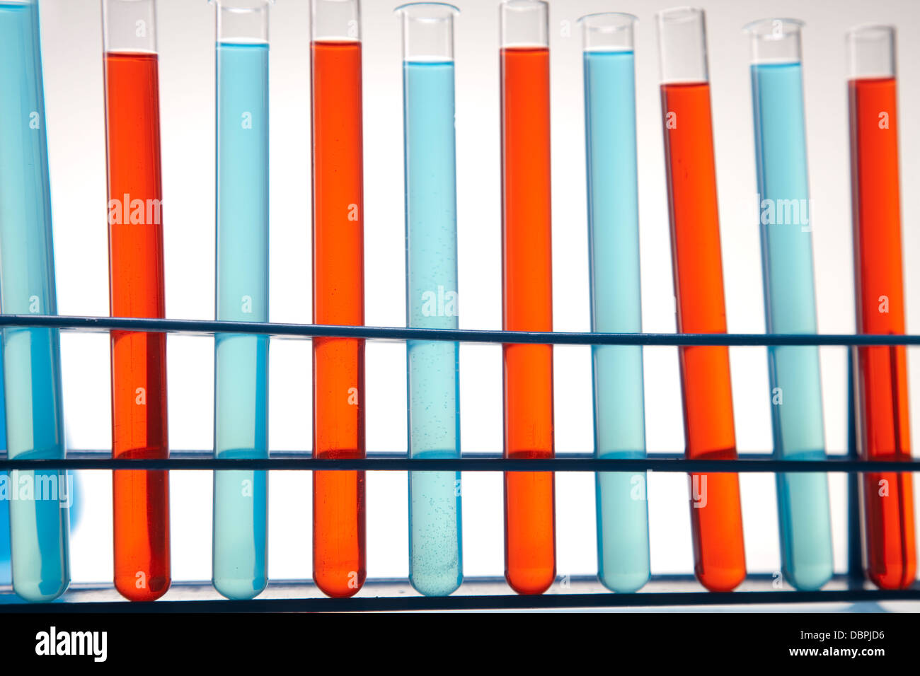 Laboratory glass containing liquid color Stock Photo - Alamy