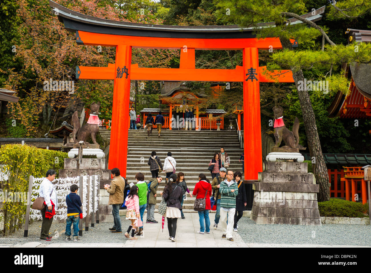 The Endless Red Gates of Kyoto's Fushimi Inari Shrine, Kyoto, Japan ...