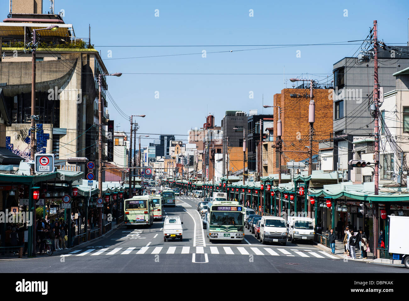 Street scene, Kyoto, Japan, Asia Stock Photo - Alamy