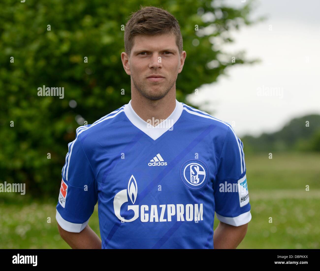 Player Klaas-Jan Huntelaar of German Bundesliga club FC Schalke 04 ...