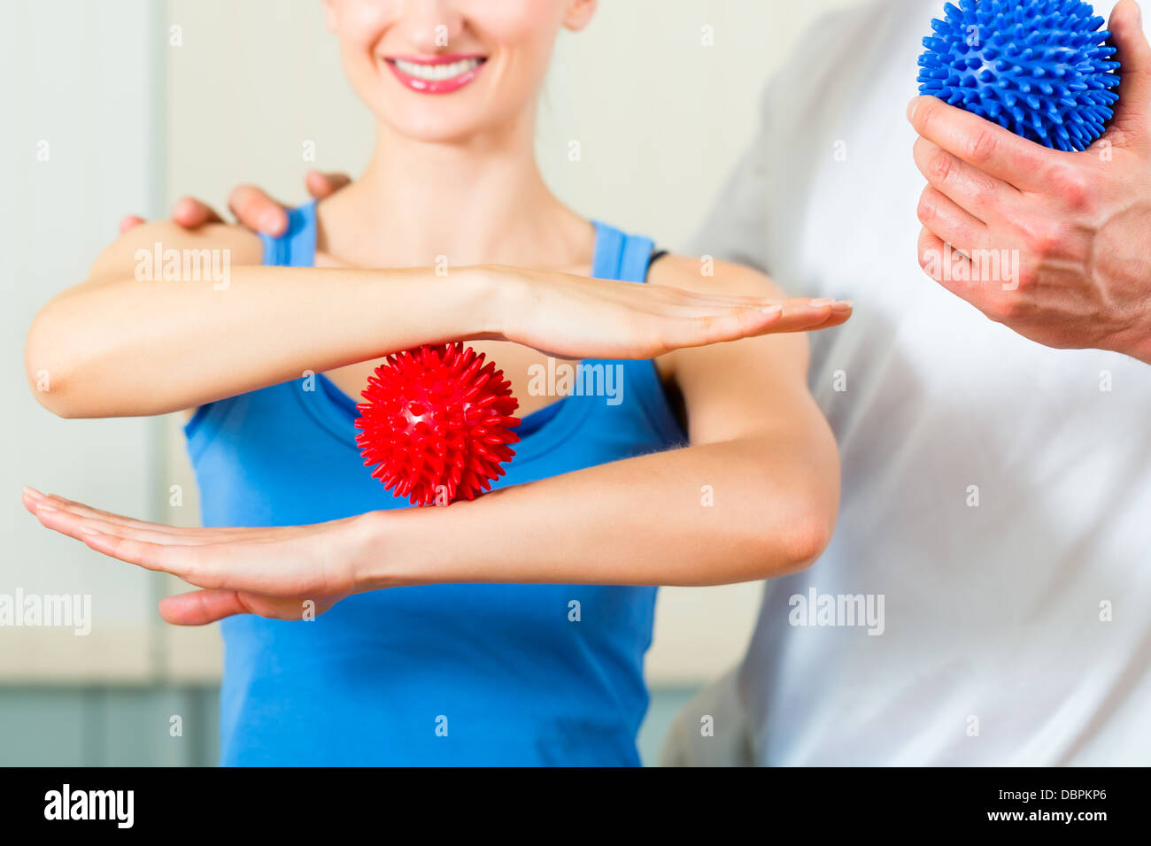 Patient doing exercise using sports hi-res stock photography and images ...